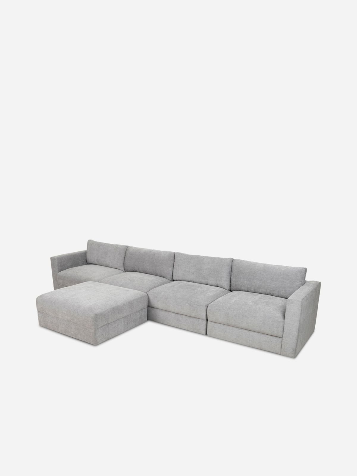 Bogart 5pc Modular Couch Mae Grey | Bash