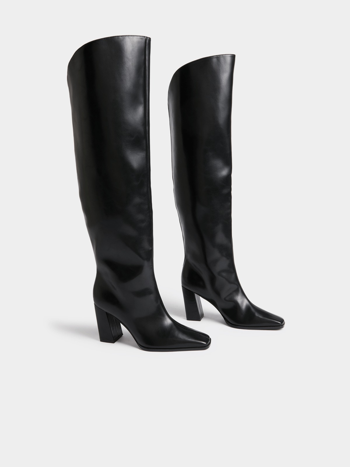 Luella Square Toe Block Heels | Bash