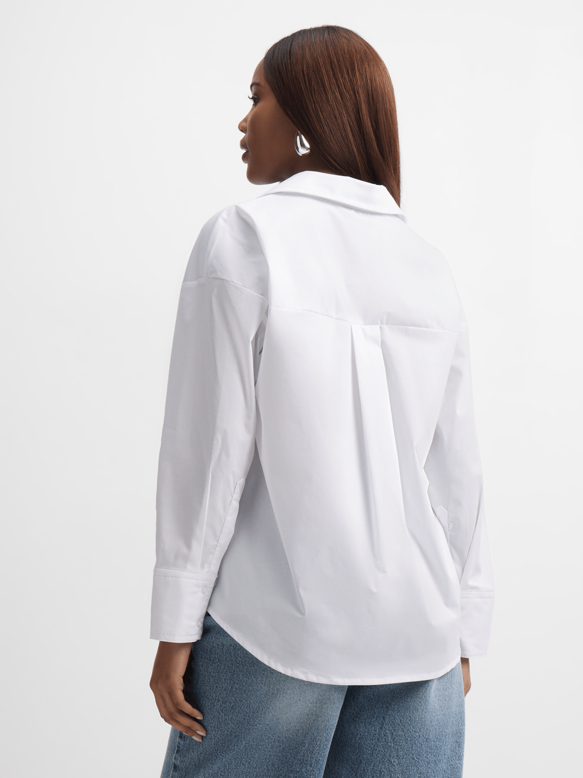 Jet Women's White Boxy Shirt | Bash