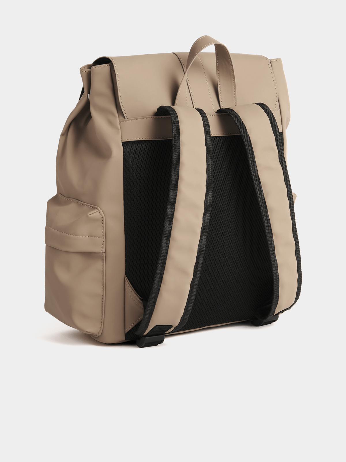 Markham Men's Rubberised Clip Taupe Backpack | Bash