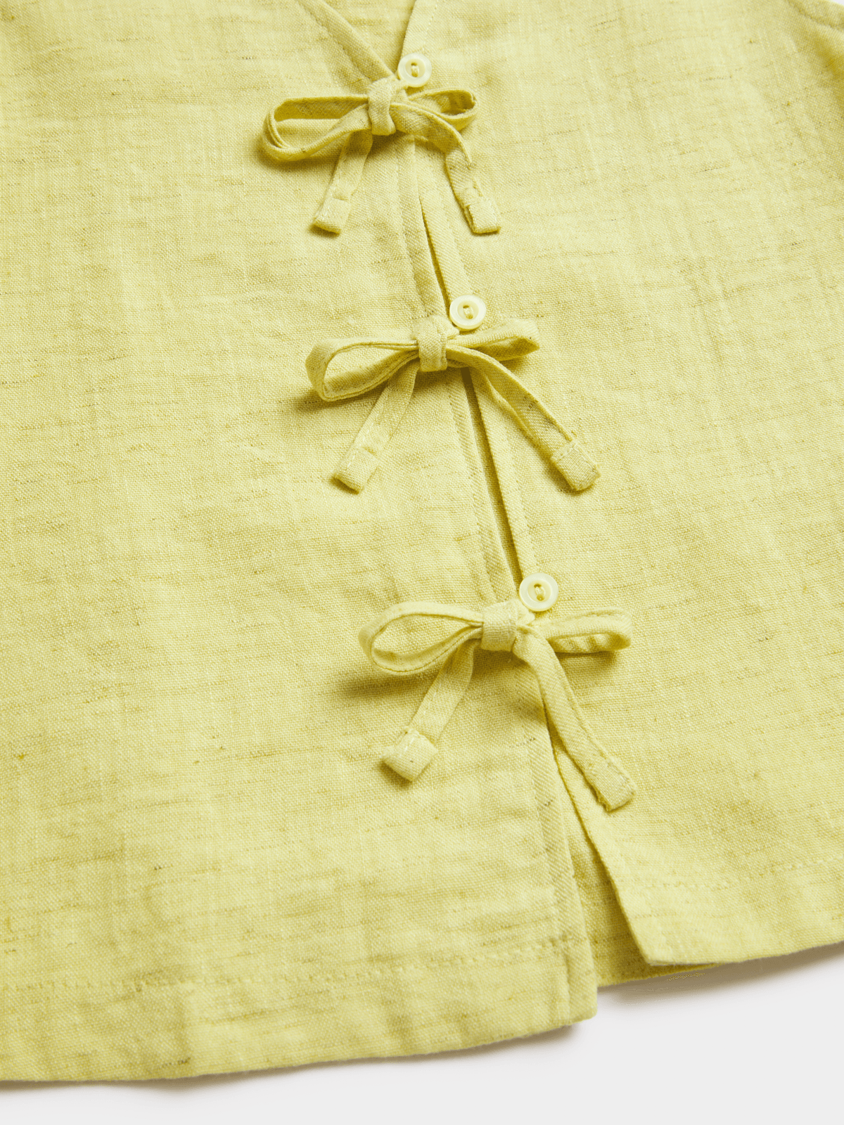 Girls Stripe Waist Coat Top | Bash