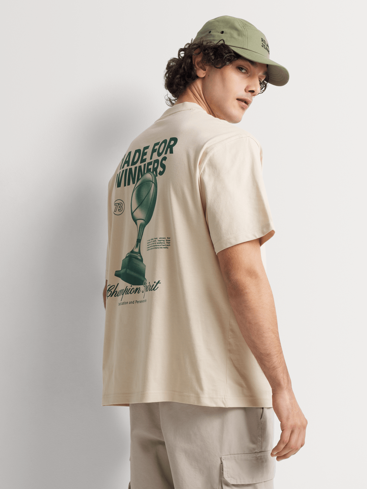Markham Men's Made For Winners Graphic Stone T-Shirt | Bash