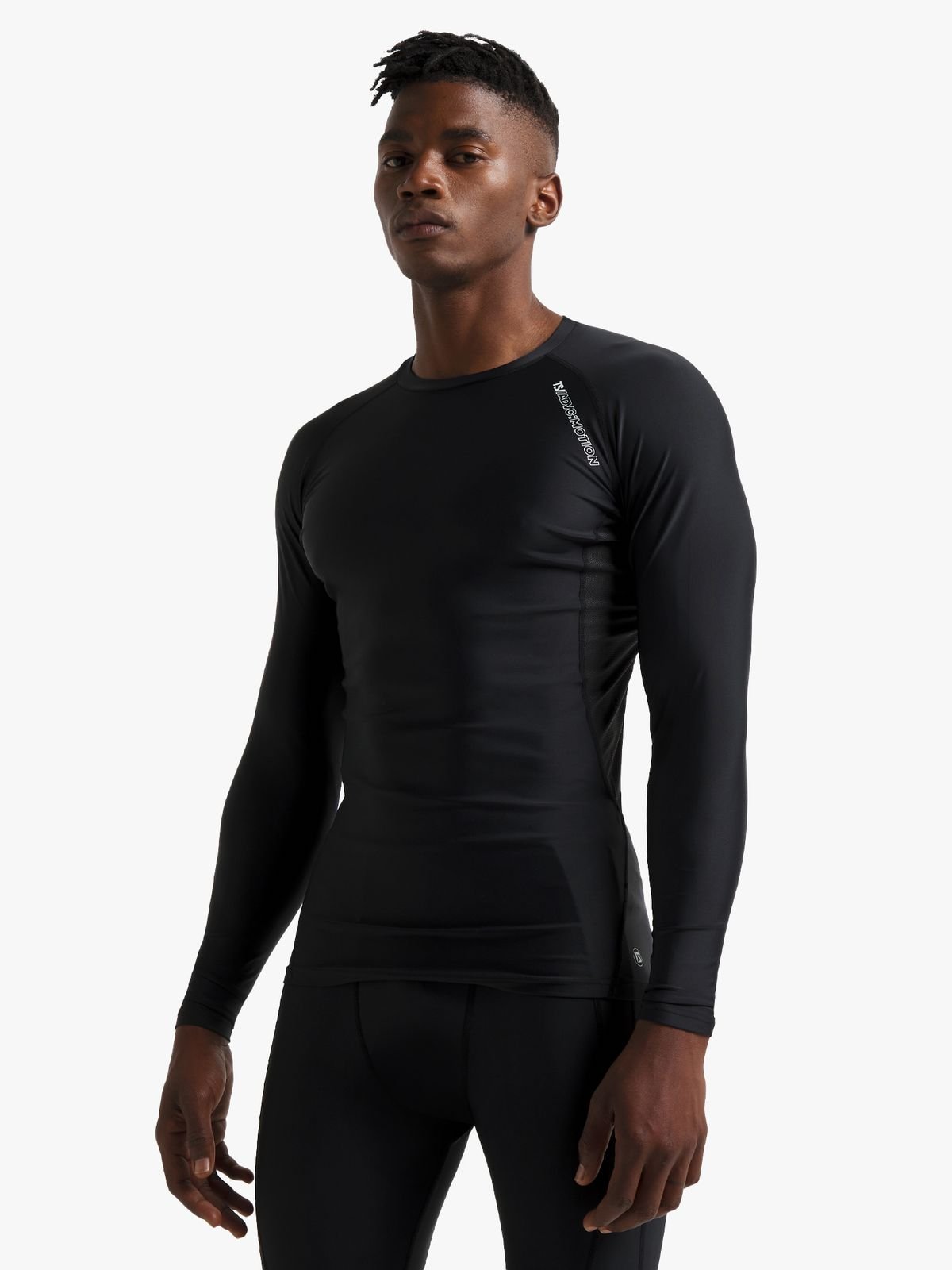 TS Mens Compression Black Long Sleeve Top | Bash