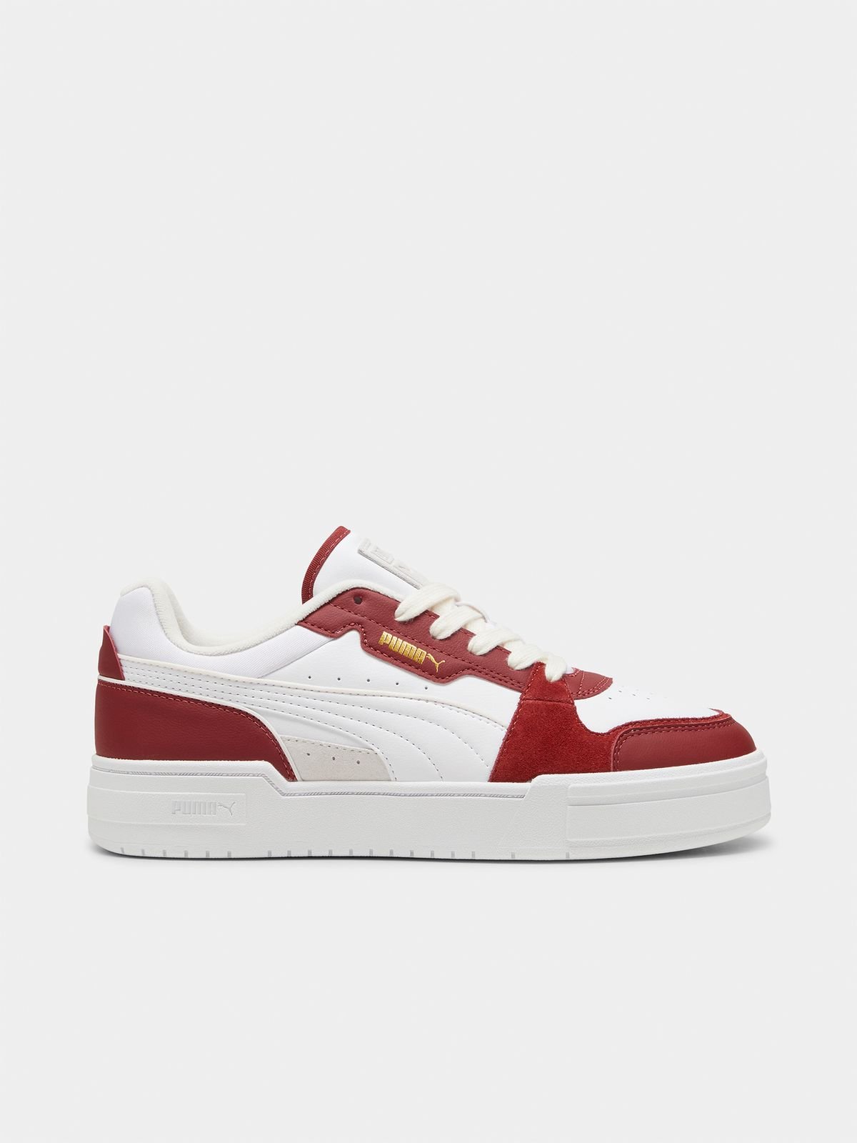 Puma Men's CA Pro Lux III White/Red Sneaker | Bash