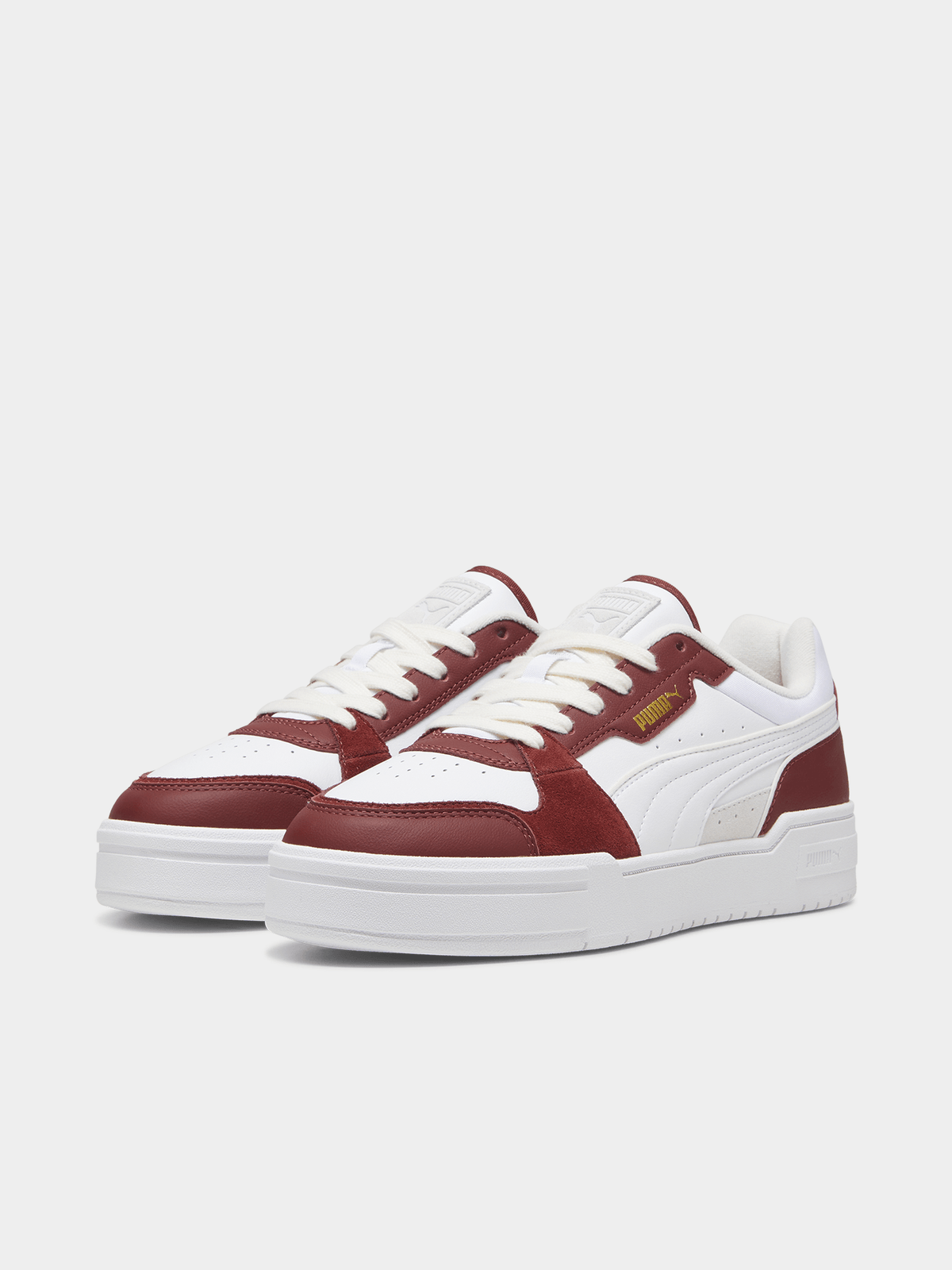 Puma Men's CA Pro Lux III White/Red Sneaker | Bash