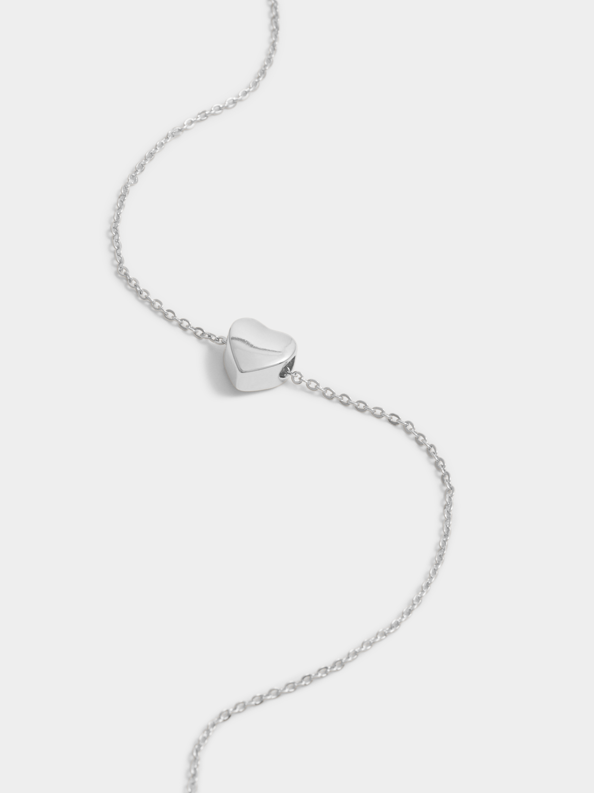 Exact Women's Silver Heart Pendant Necklace | Bash