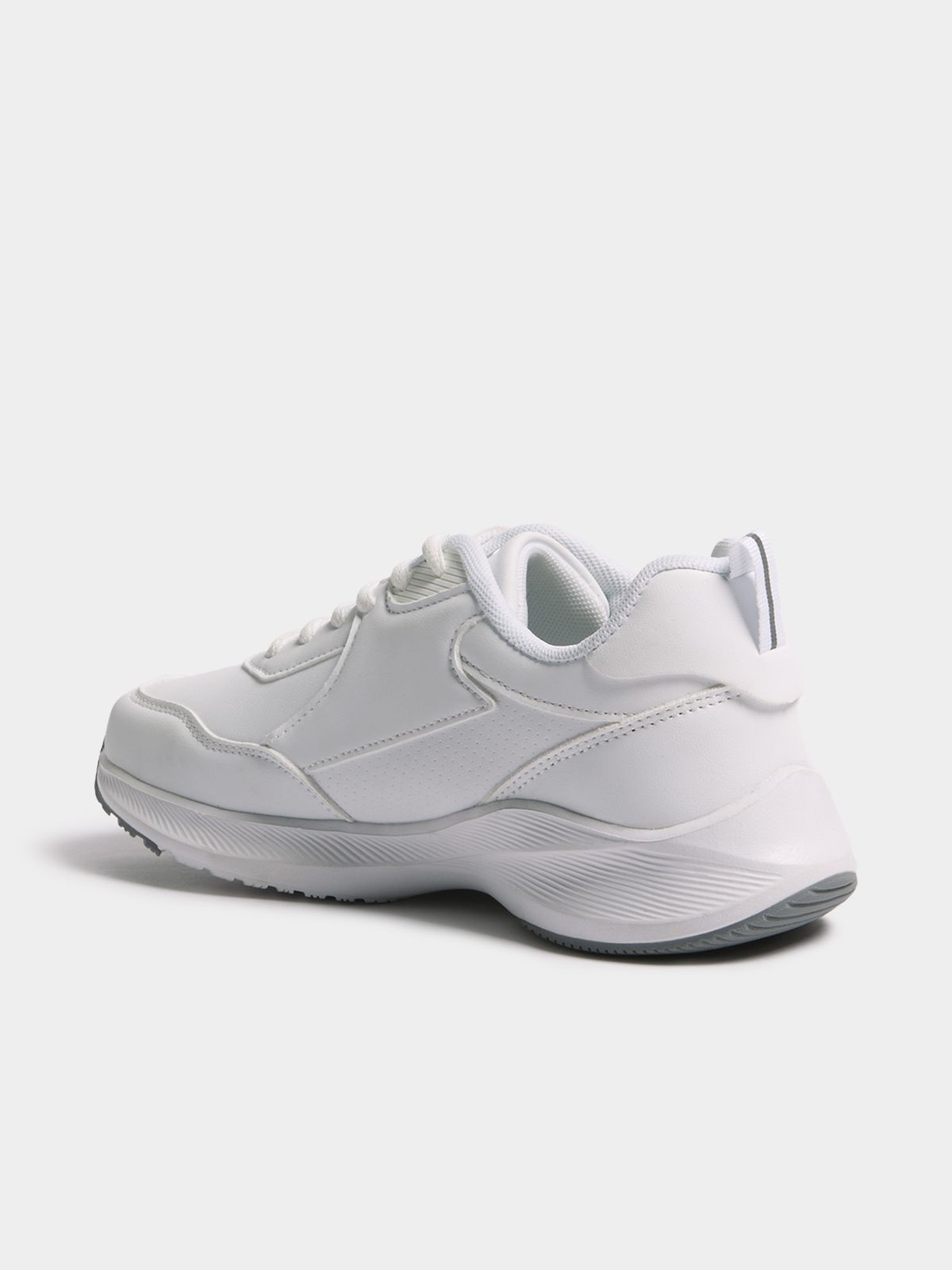 Junior Grade-School TS Back To School Sport White Shoes | Bash
