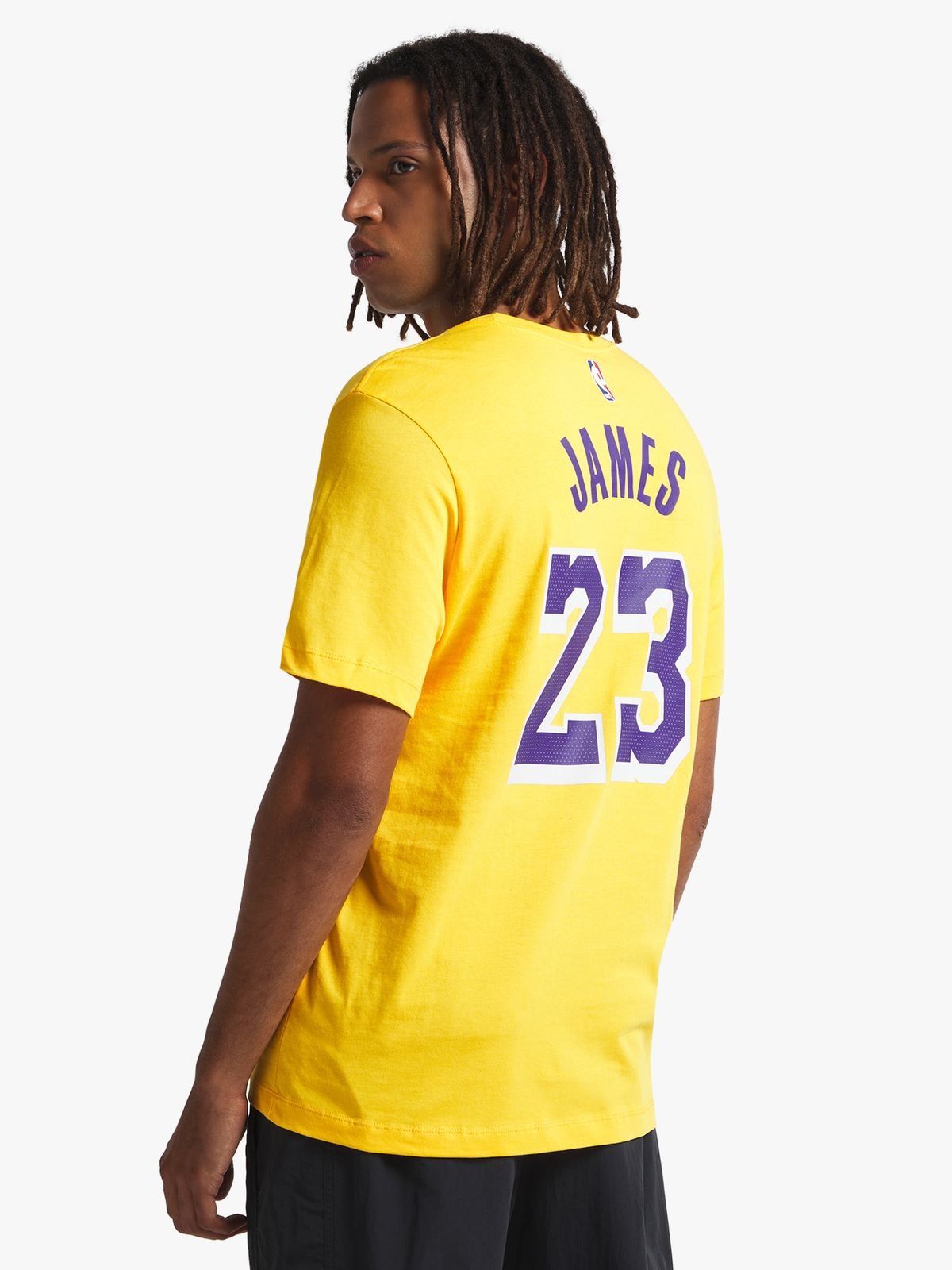 Nike Men's LA Lakers Yellow T-Shirt | Bash