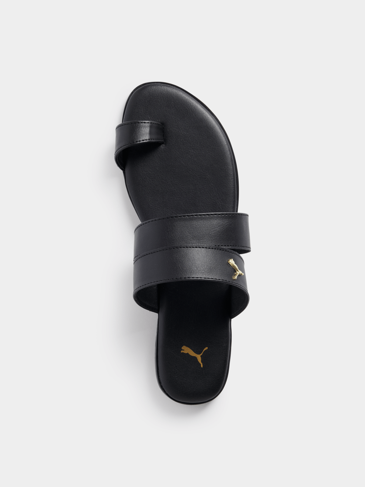 Puma Womens Style Bolero 2.0 Black/Gold Sandals | Bash
