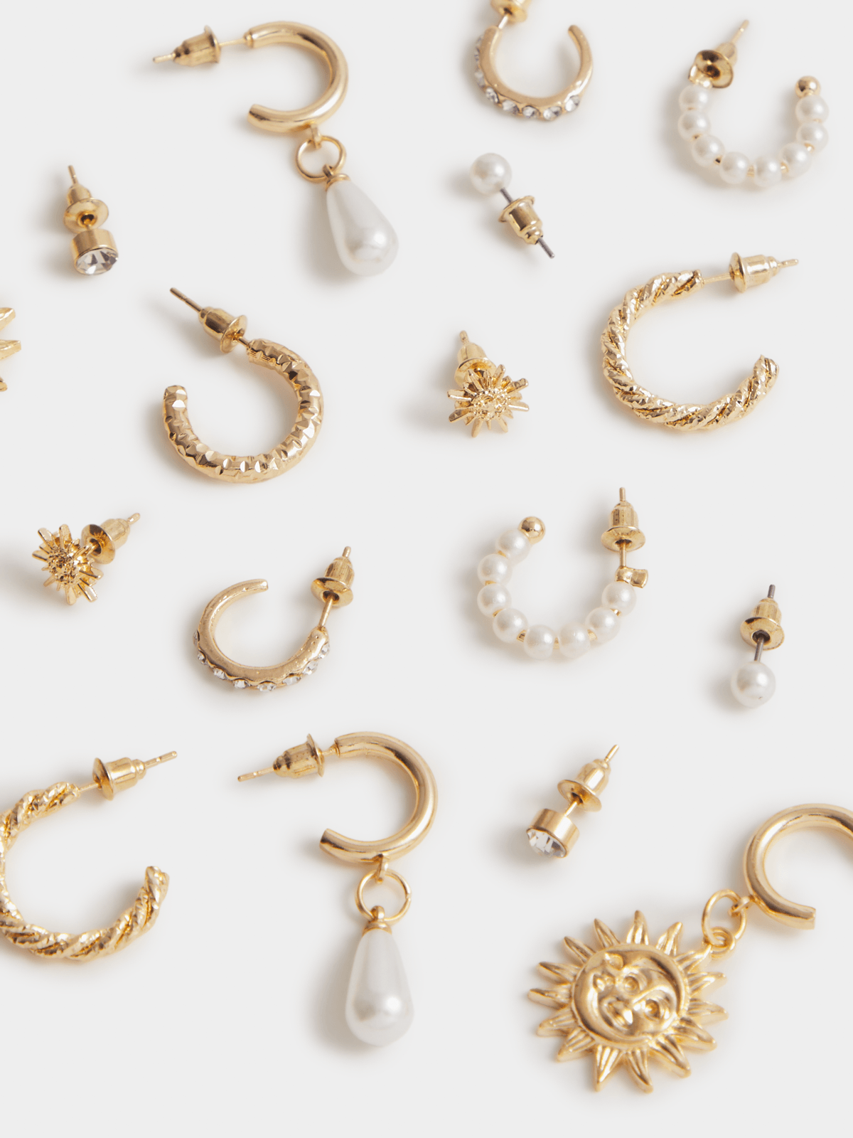 The FIX Women's Gold 9-Pack Sun Earrimgs | Bash