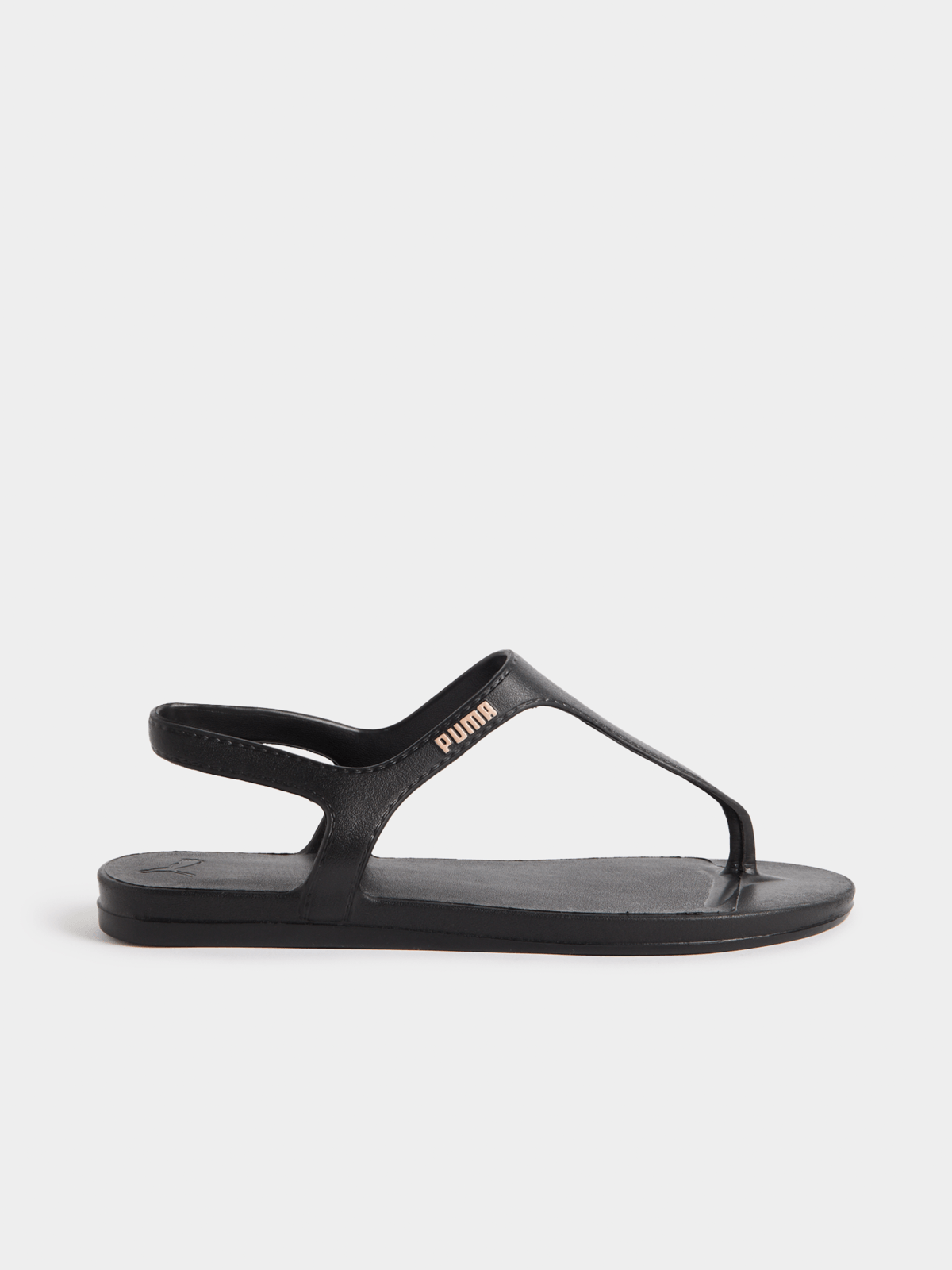 Puma Womens Stylecat Sleek Injex Black/Rose Gold Sandals | Bash