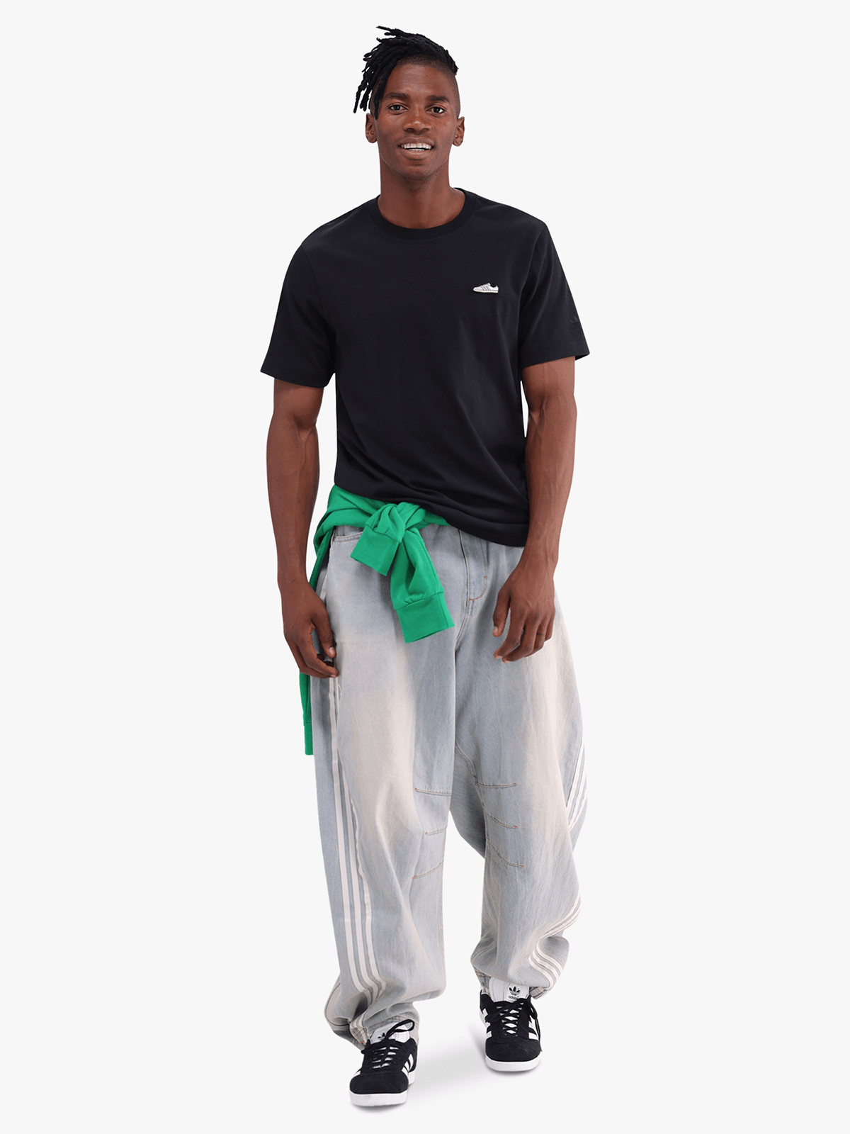 adidad Originals Men's Samba Black T-Shirt | Bash
