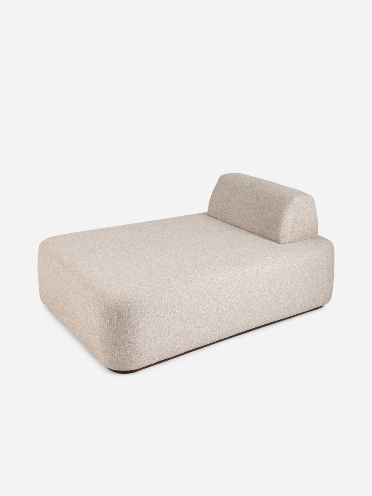 Cara Chaise Modular Unit Staunch Canvas Natural | Bash