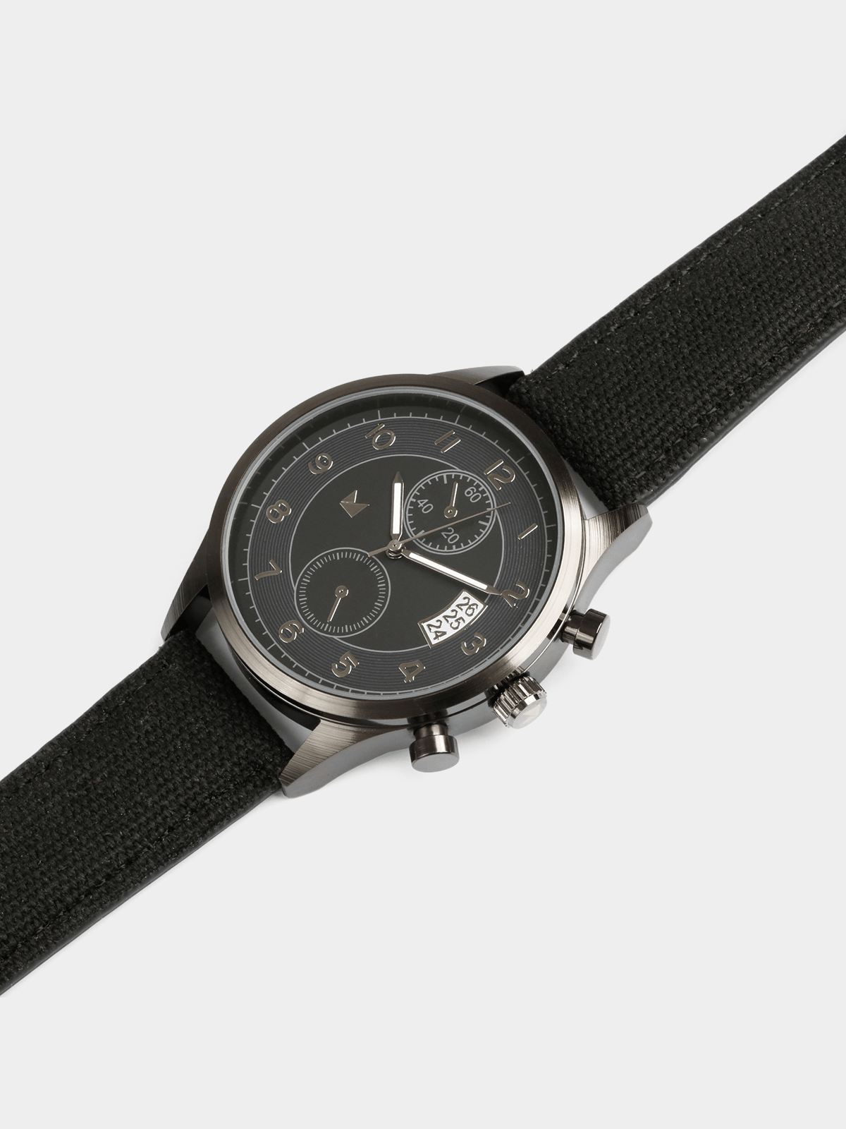 Markham Men' Casual Mock Chrono Black Watch | Bash