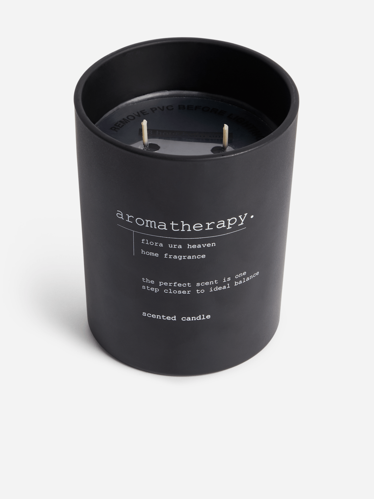 Jet Home Black Scented Slogan Candle | Bash