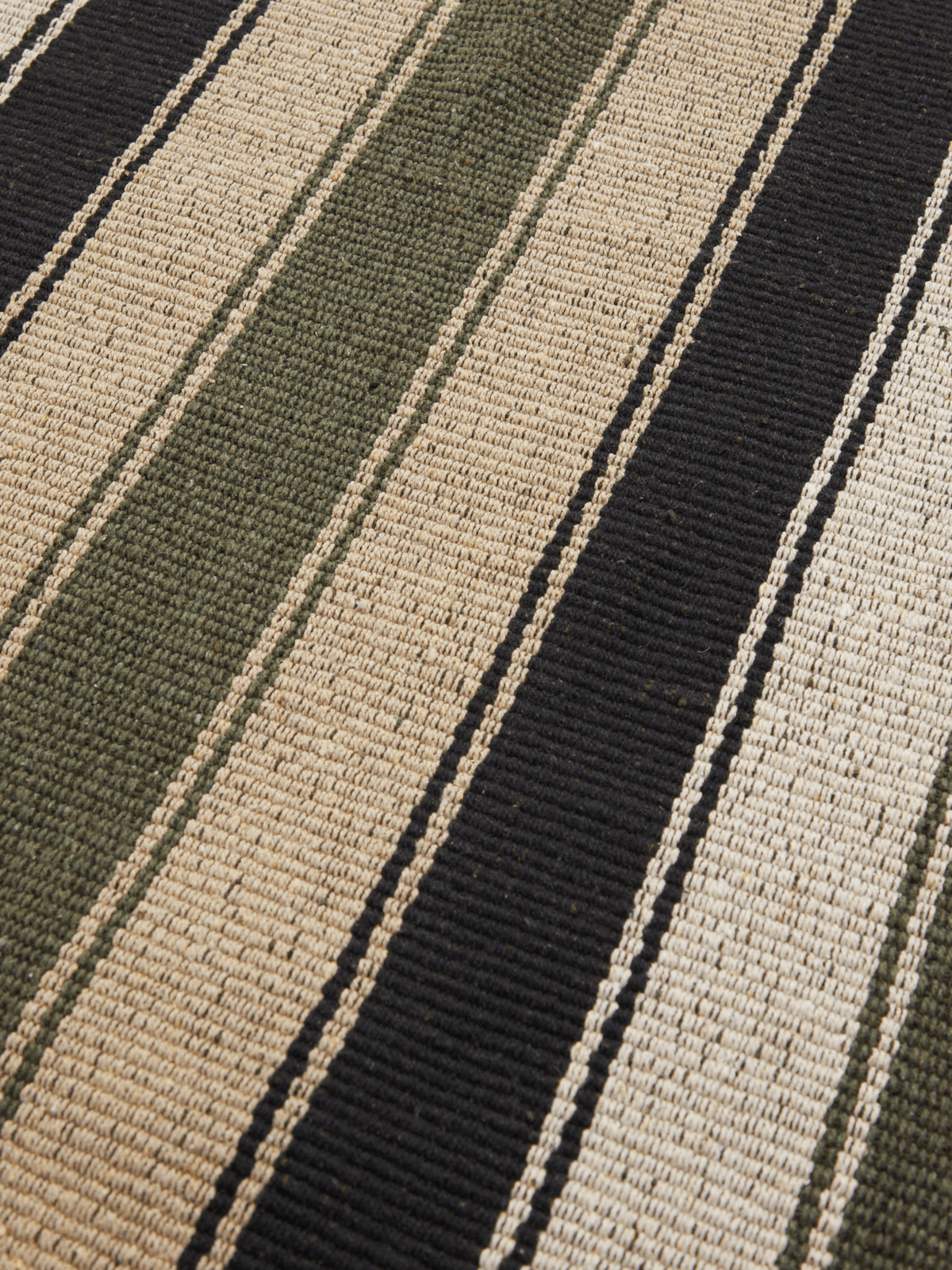 Jet Home Green Stripe Rug | Bash