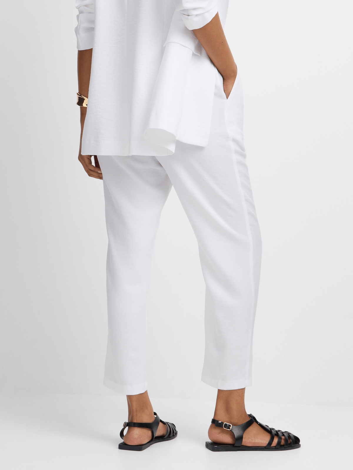 Exact Women's White Joggers | Bash