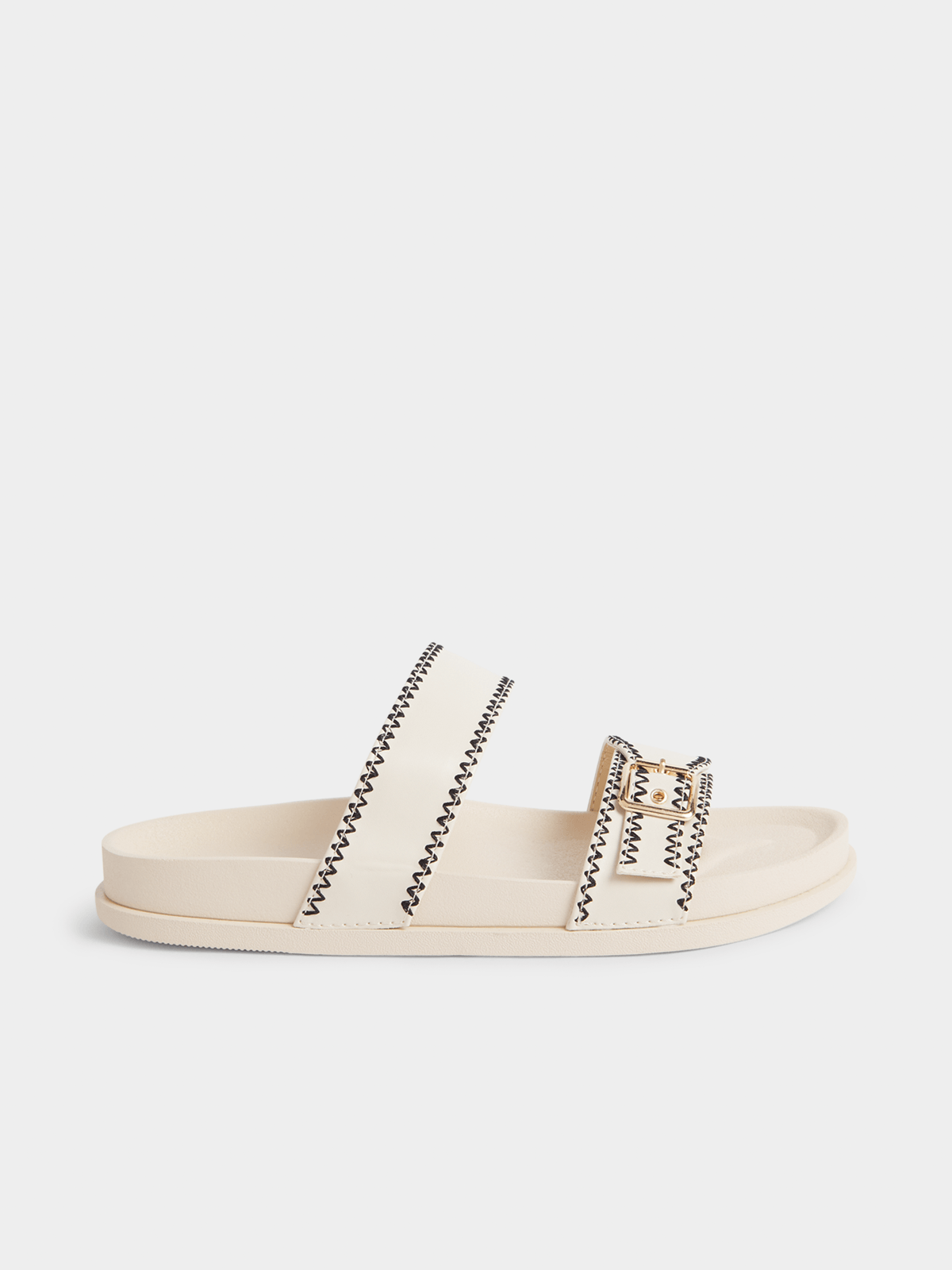 Jet Women's Ecru Buckle Sandal | Bash