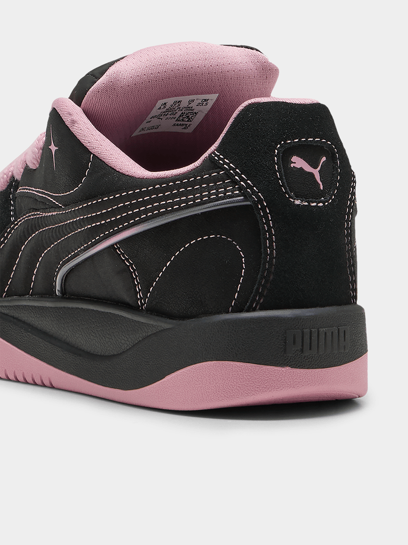 Puma Women's Luna Satin Princess Black/Pink Sneaker | Bash