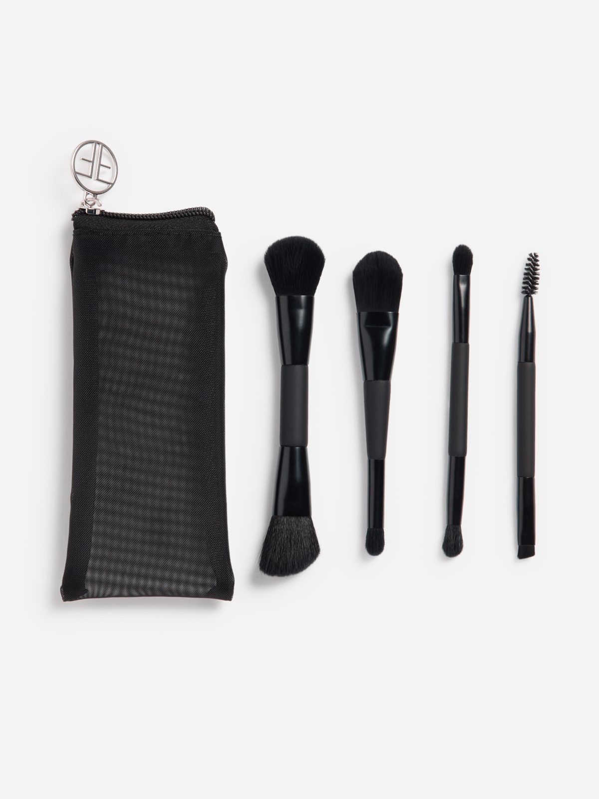 Foschini All Woman - Duo Makeup Brush Set With Mesh Bag | Bash