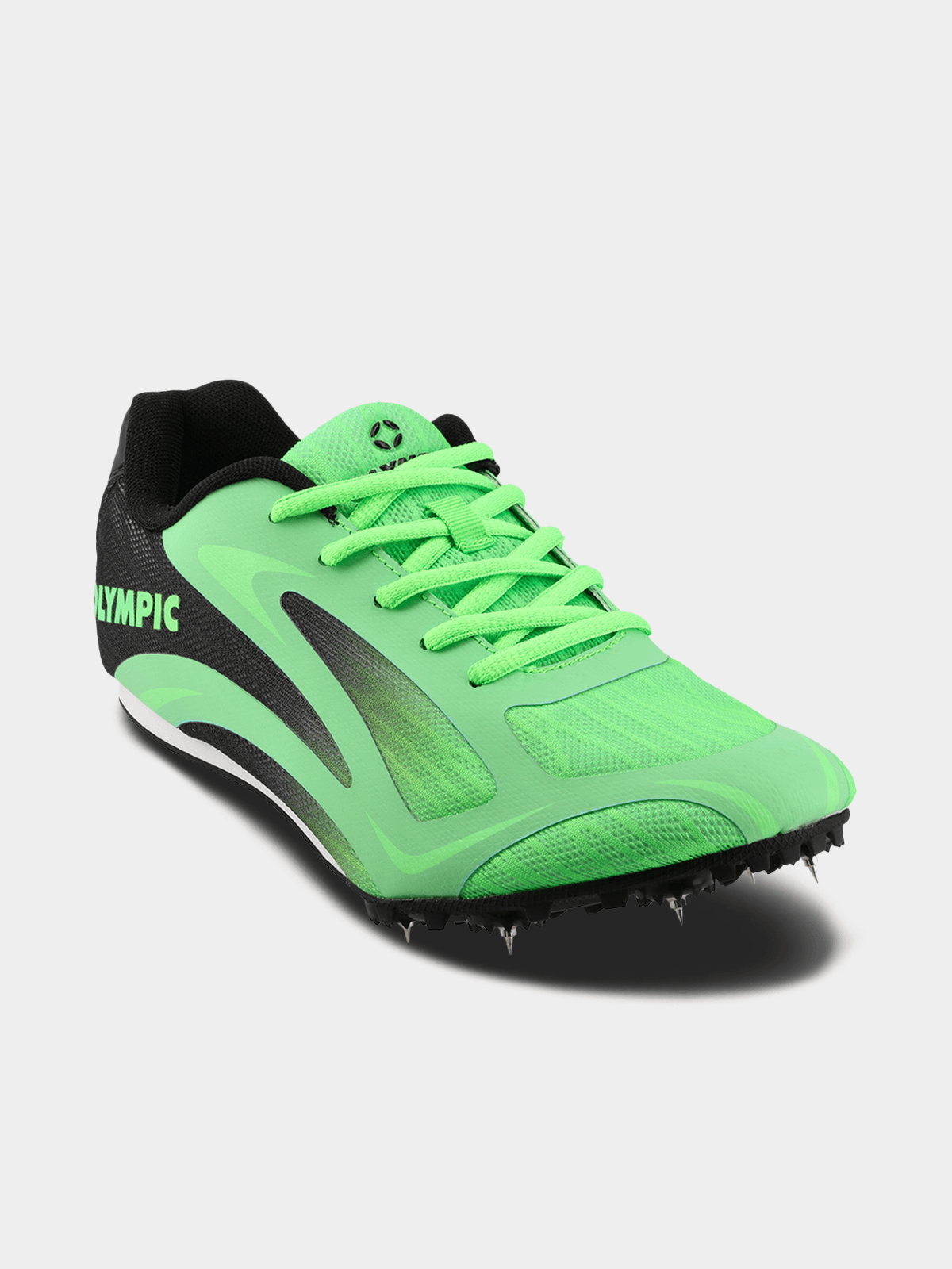 Olympic Mens Middle Distance Vapour Sprint Green/Black Running Shoes | Bash