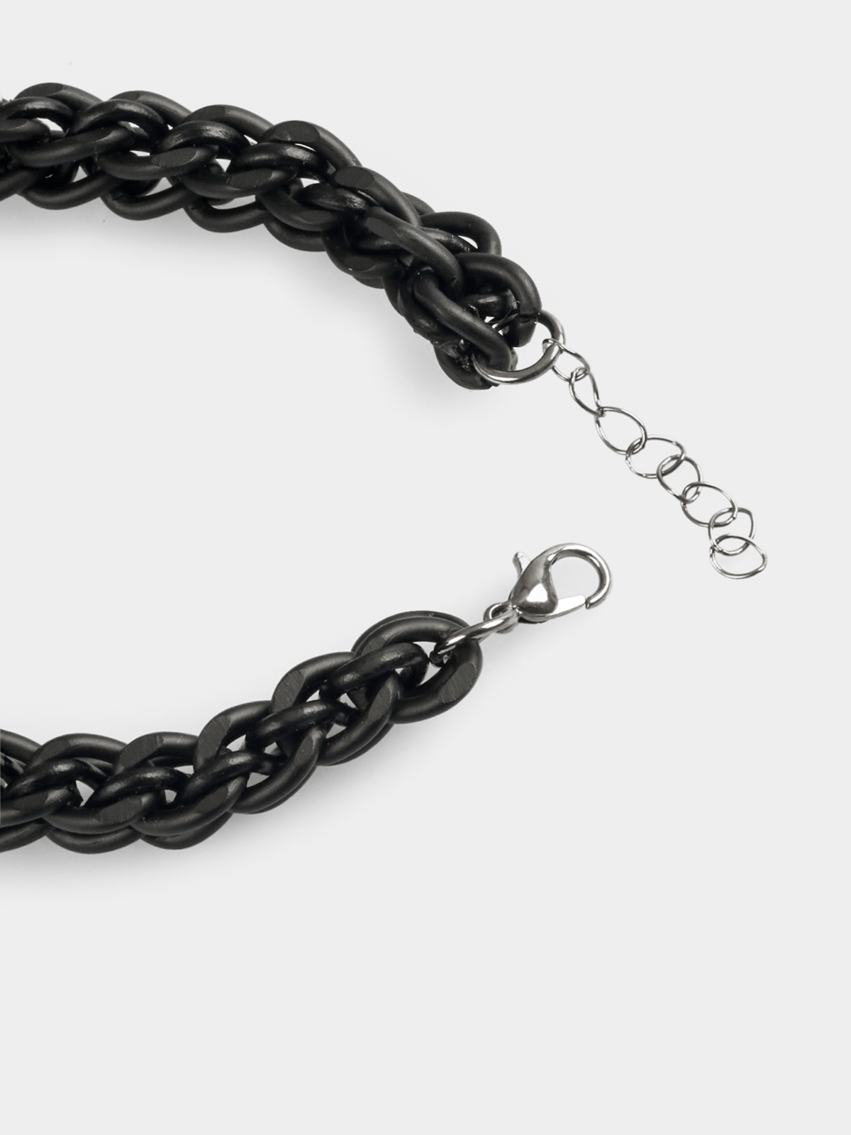 Markham Men's Single Chunky Wrist Chain Black Bracelet | Bash