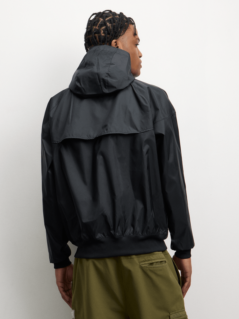 Nike Men's Woven Windbreaker Black Jacket | Bash