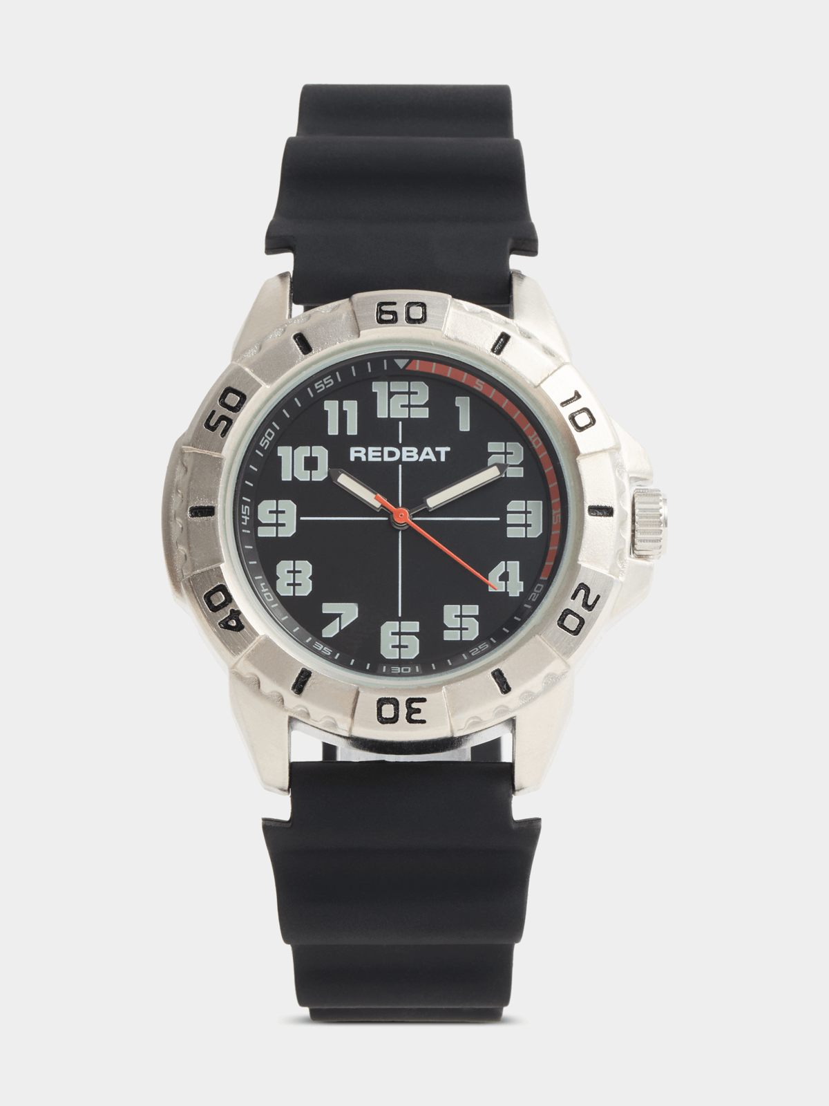 Redbat Unisex Chunky Rubber Black Watch | Bash