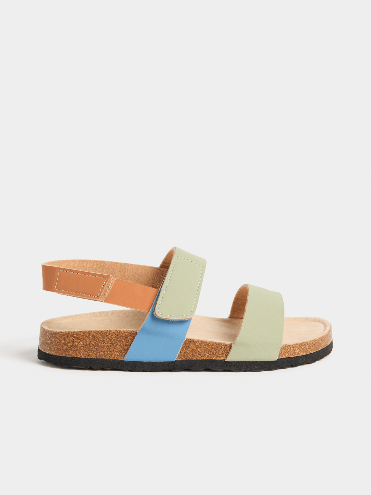 Exact Younger Boy's Green Colourblock Sandals | Bash