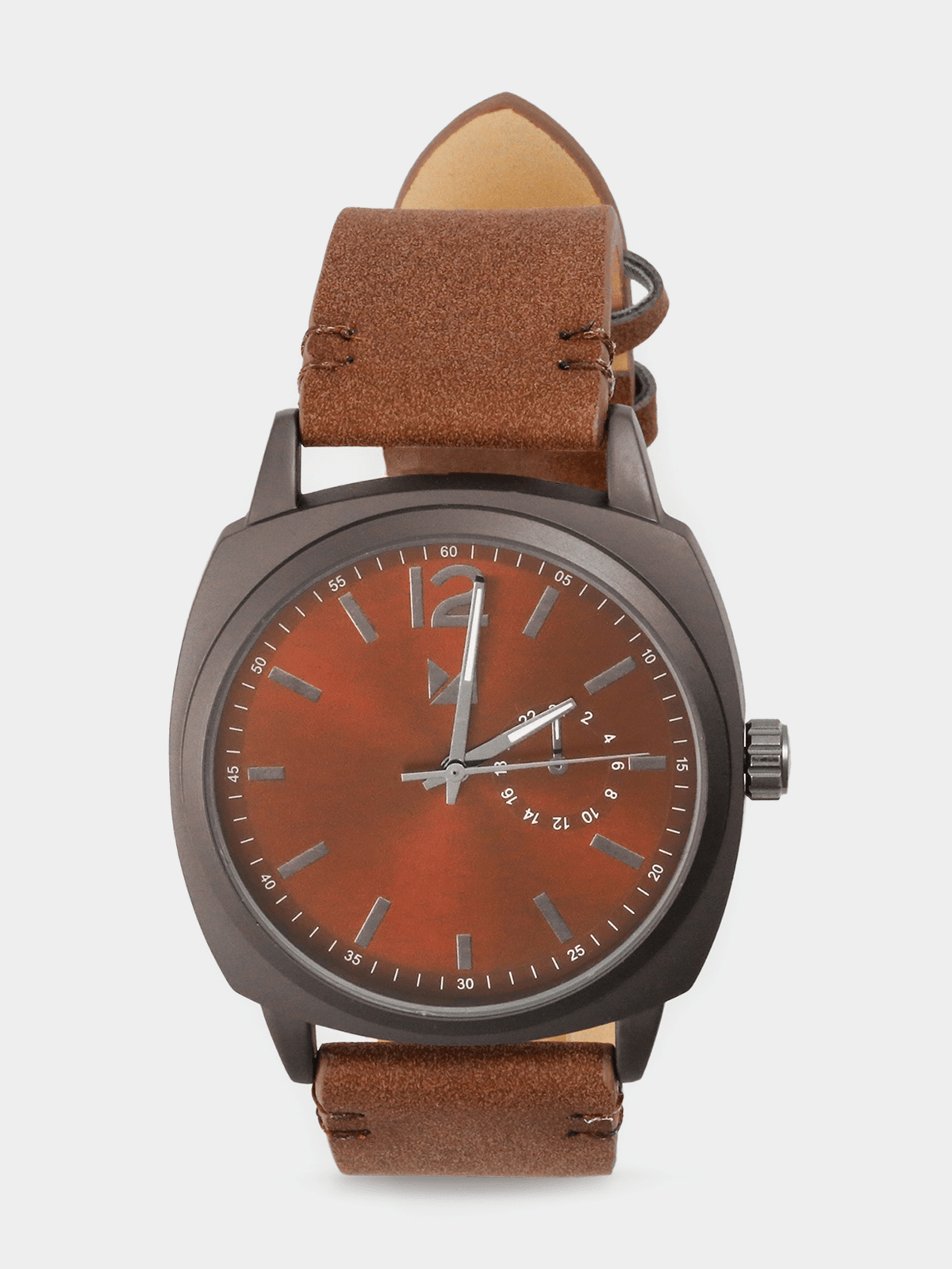 Markham Men's Classic Square Brown Watch | Bash