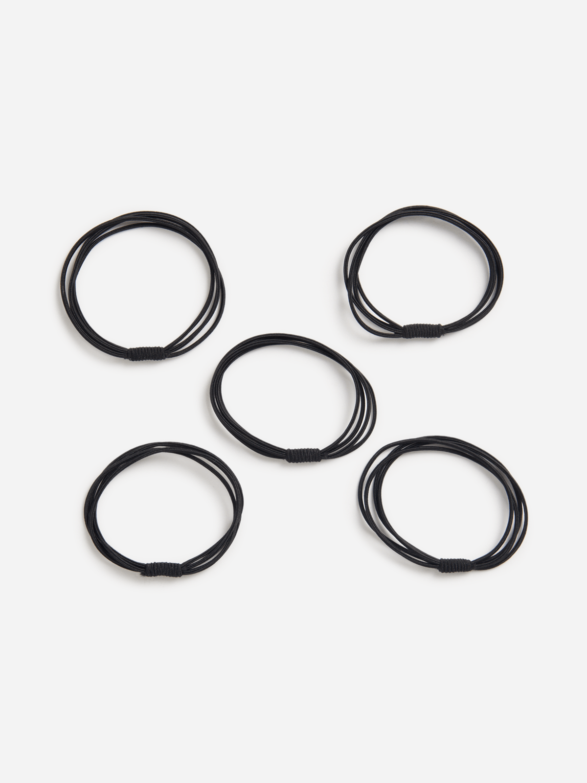Beauty Box - Wild Coll - Knot Basic Hair Ties - 5pc Black | Bash