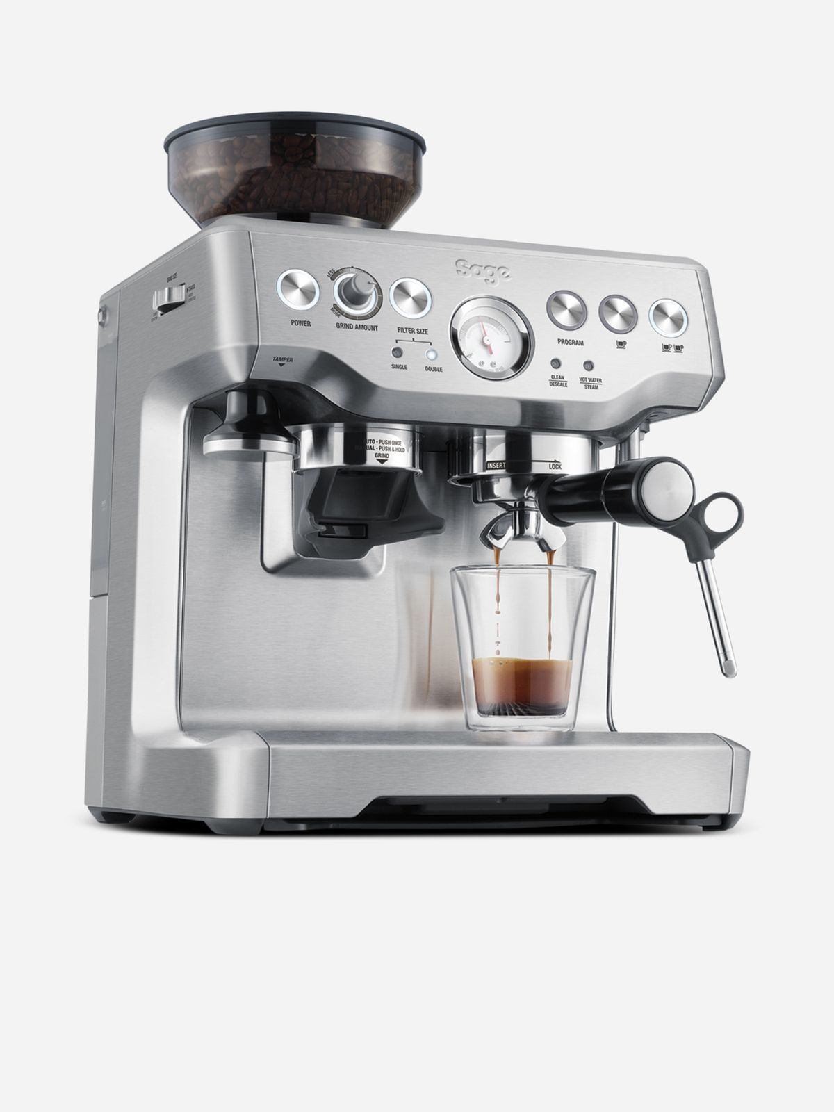 Sage The Barista Express Automatic Coffee Machine Stainless Steel | Bash