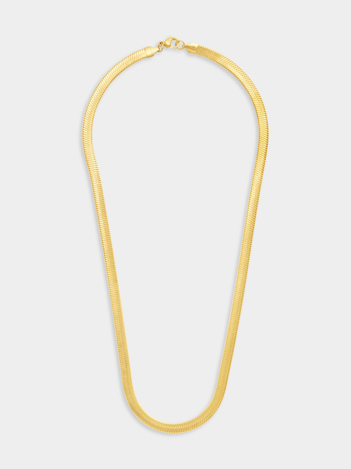 Tempo Jewellery Gold Plated Herringbone Chain | Bash