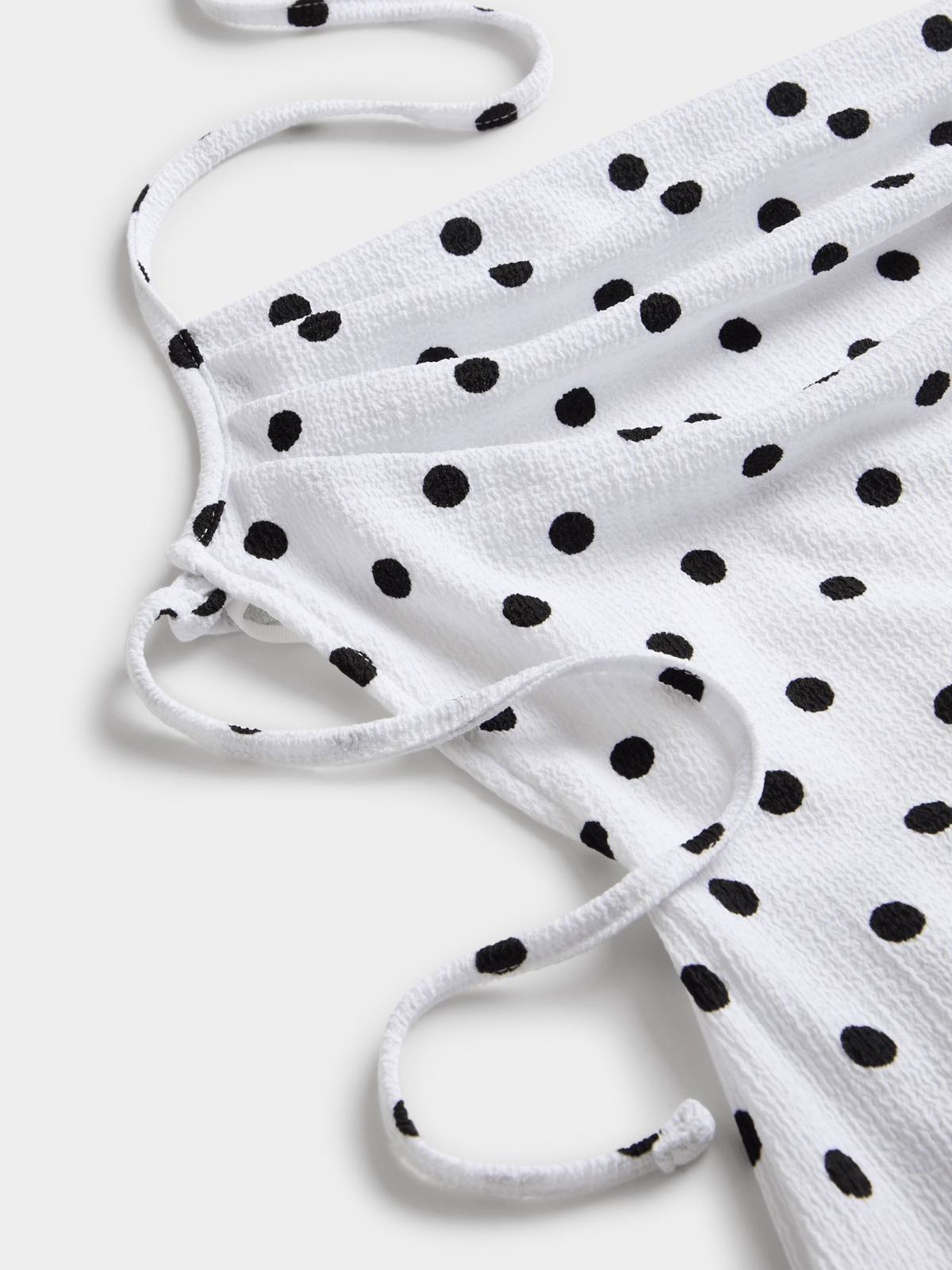 Jet Teen Girls White Polka Dot Backless Dress | Bash