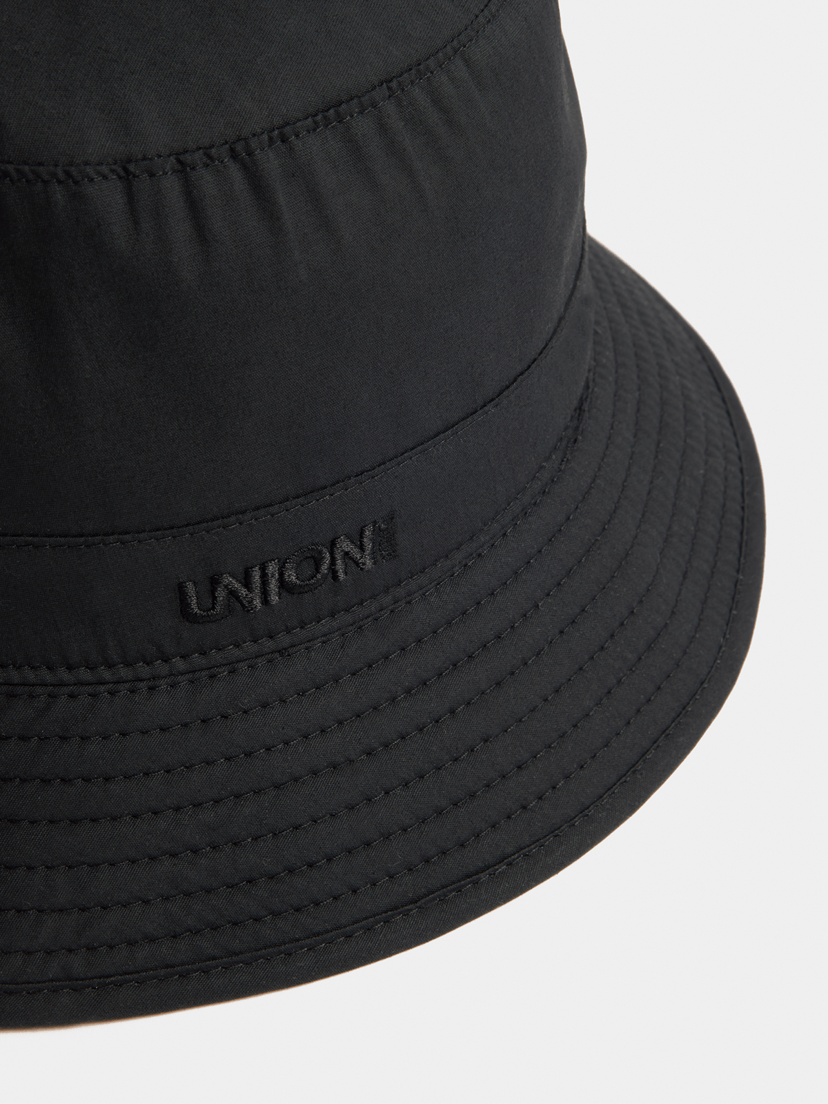 Union-DNM Men's Coated Black Bucket Hat | Bash
