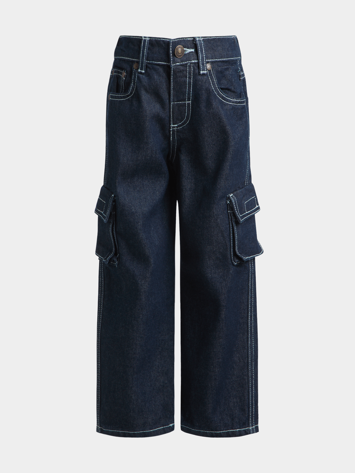 Jet Boys Mid Wash Barrel Denim Jeans | Bash