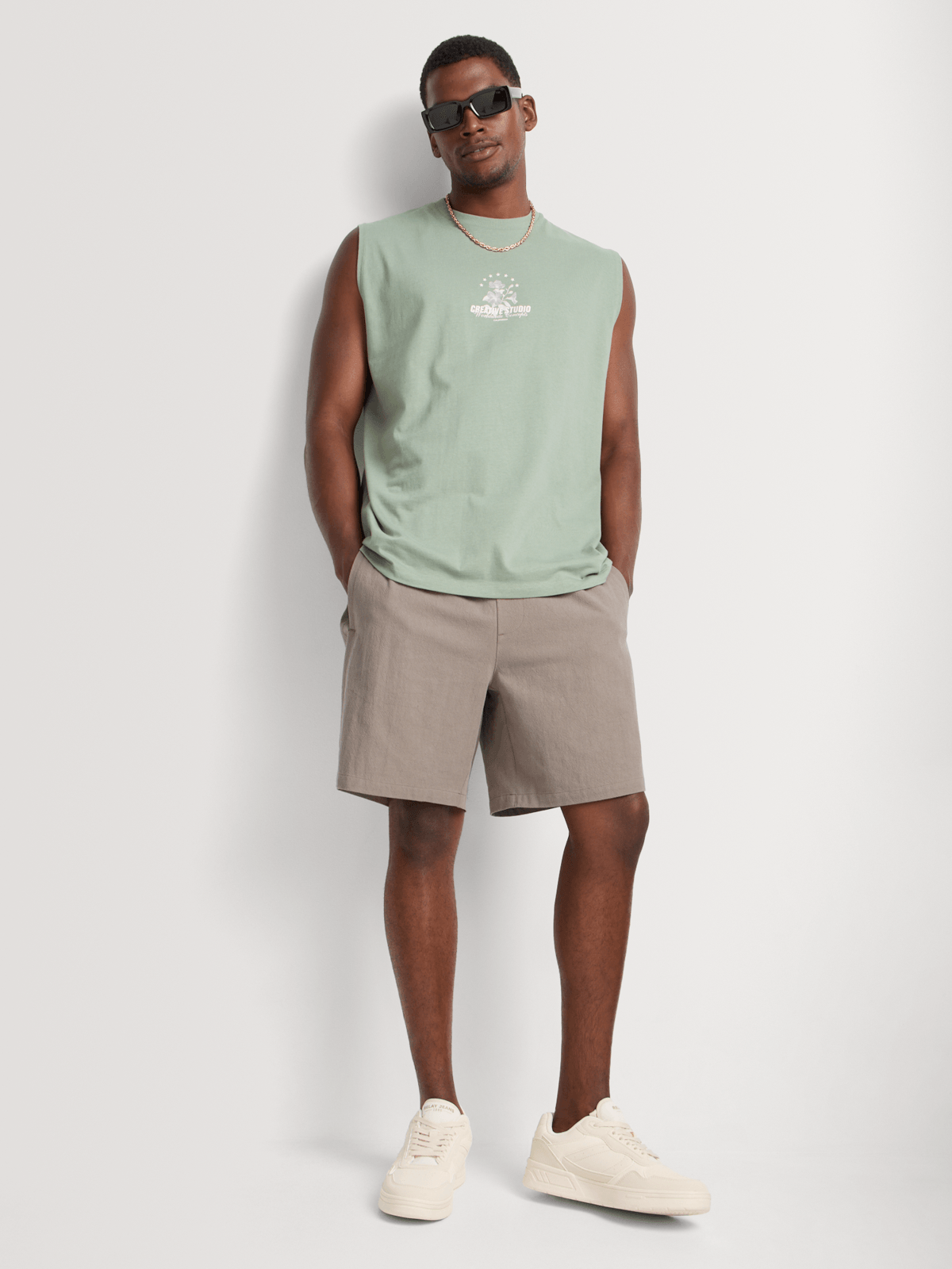 Markham Men's Textured Pull-On Brown Short | Bash