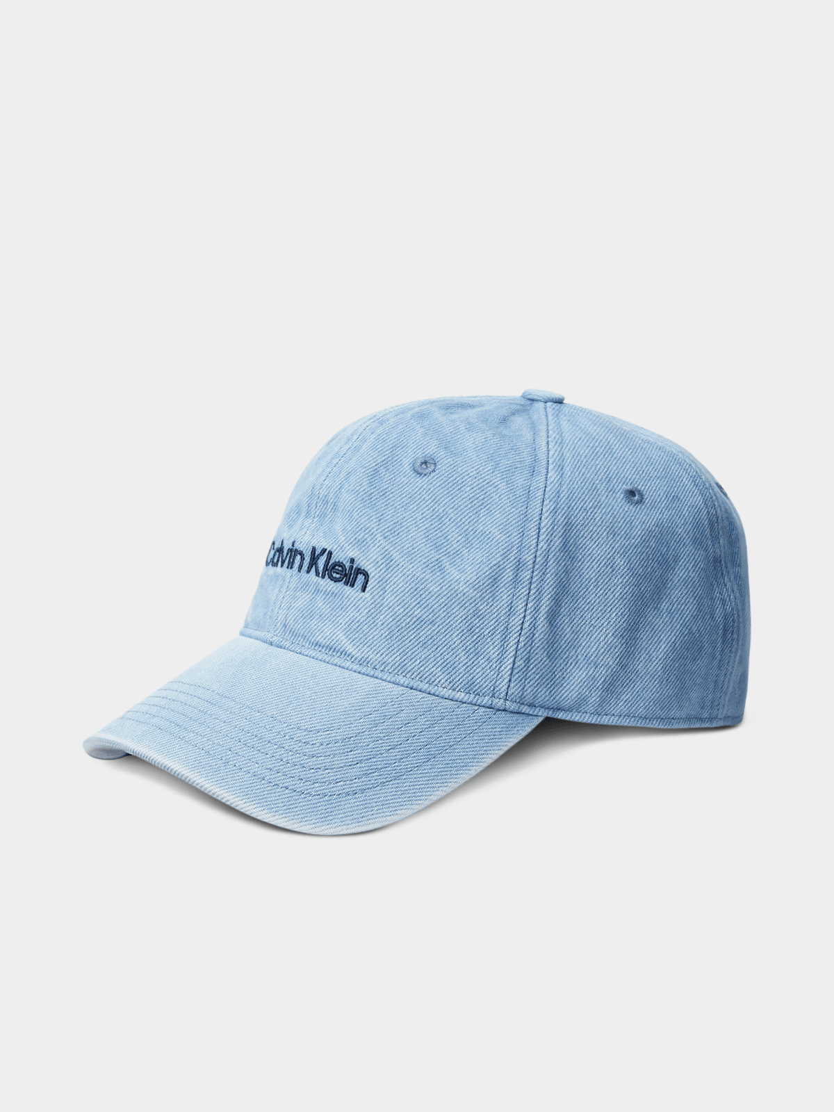 Women's Calvin Klein Light Blue Embroidery Denim Bs Cap | Bash