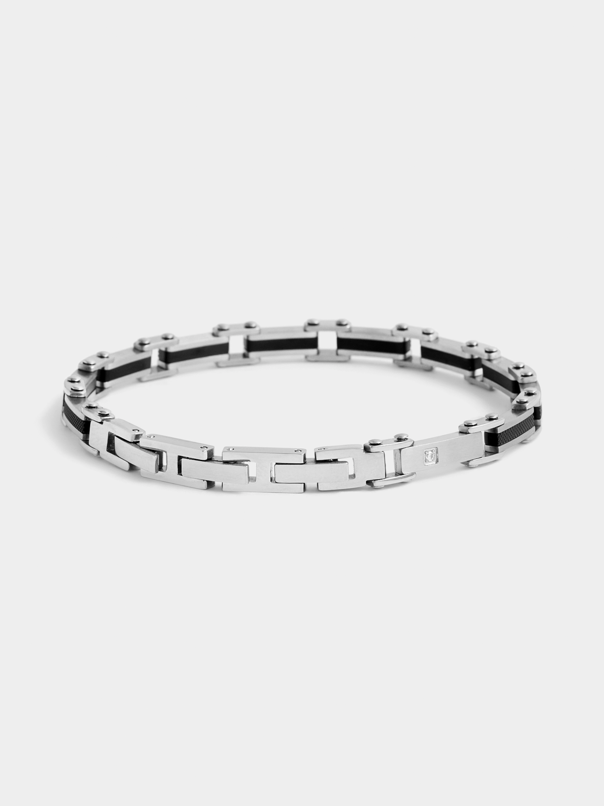 Tempo Jewellery Black Plated Stainless Steel Interlink | Bash