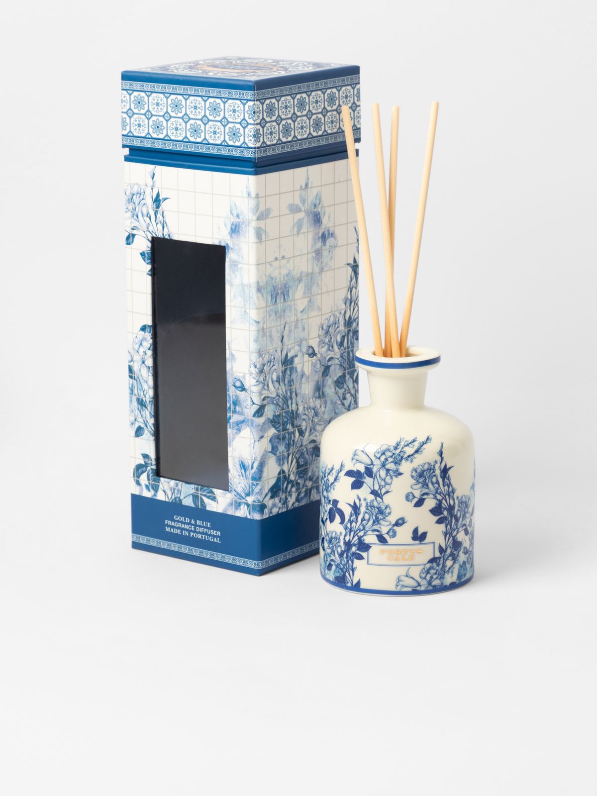 Castelbel Portus Cale Floral Diffuser Gold & Blue 250ml | Bash