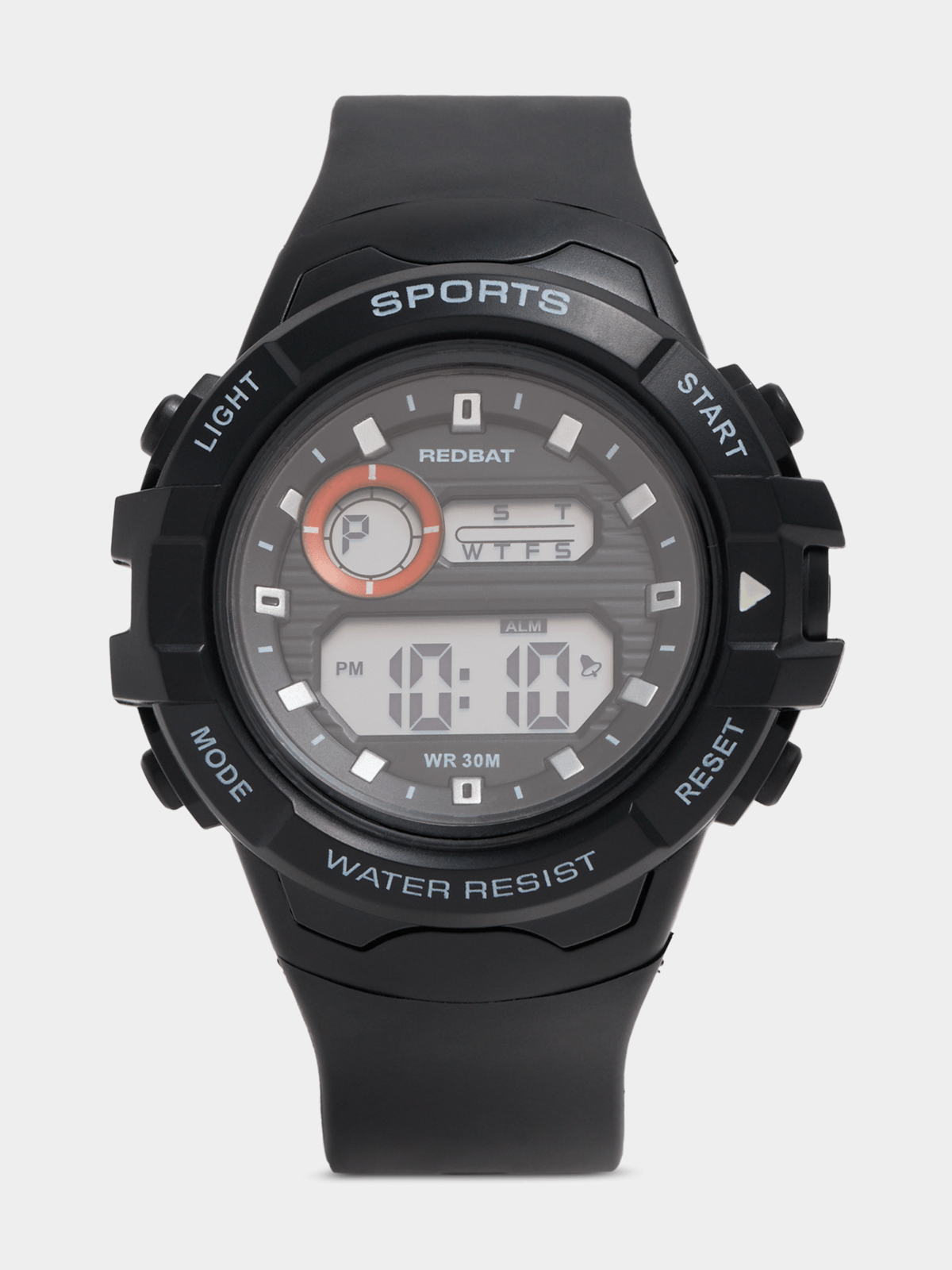 Redbat Unisex Digital Sport Black Watch | Bash