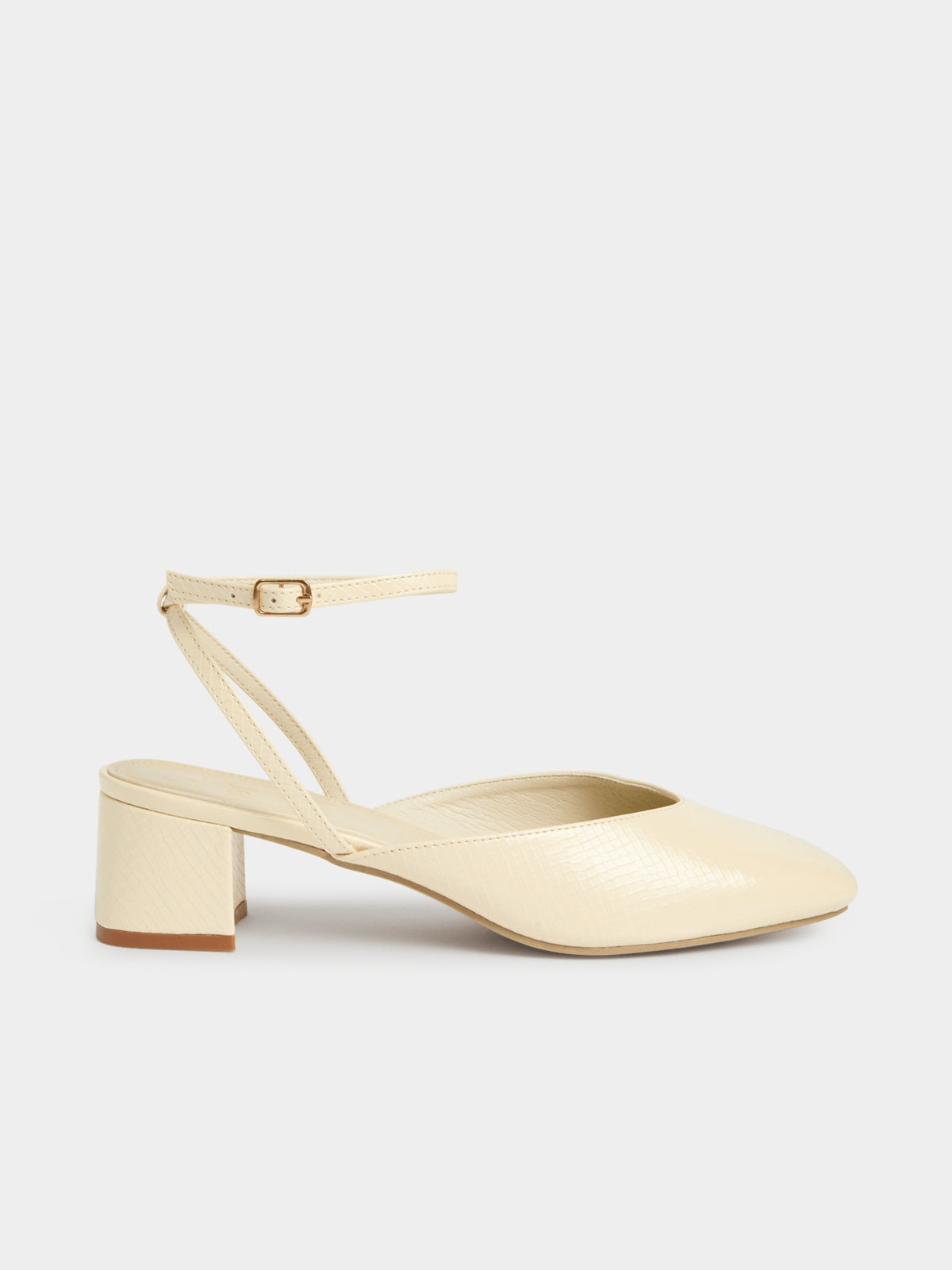 Jet Women’s Ecru Snake Ankletie Block Heel | Bash