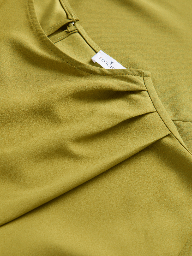 Pleated Satin Shell Top | Bash