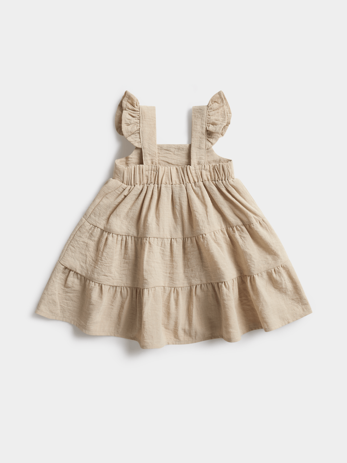 Jet Toddler Girls Stone Tiered Linen Dress | Bash