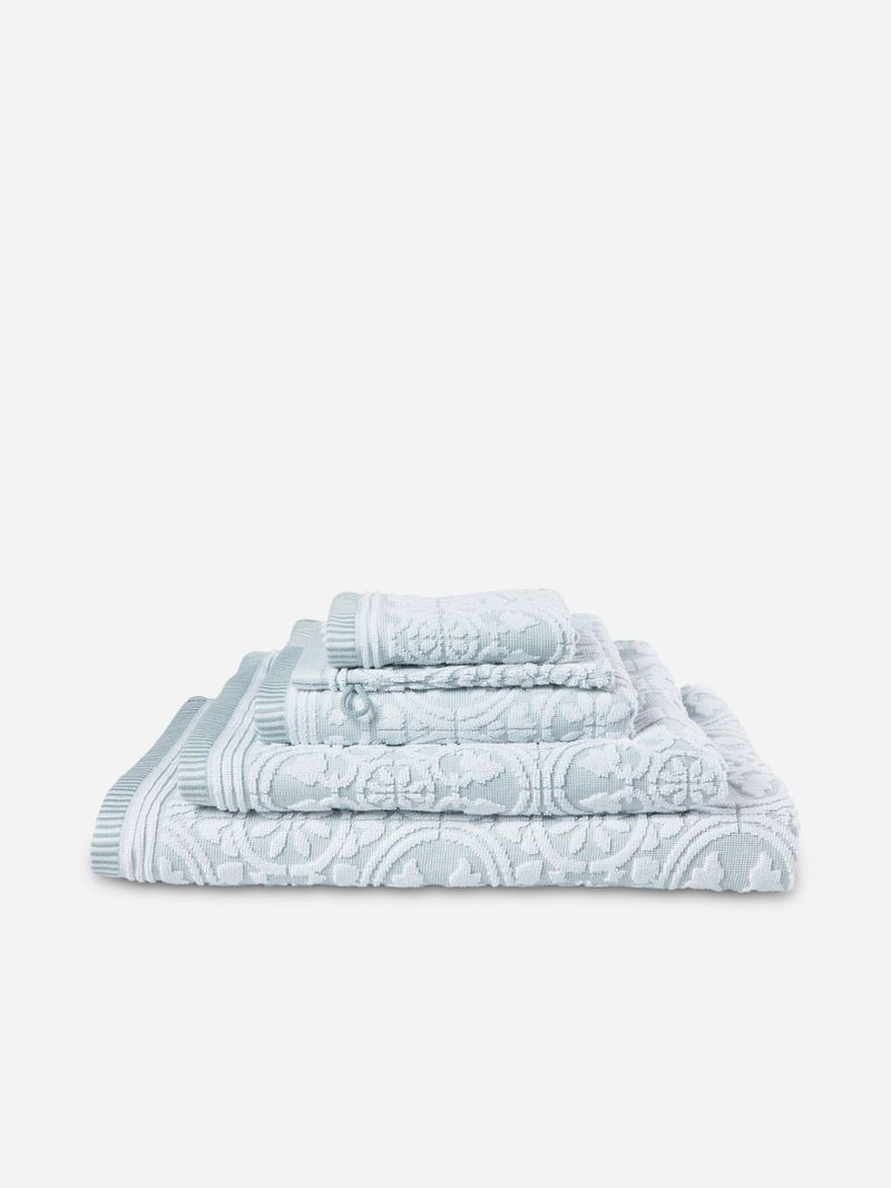 Bedding House Tile Towel Light Blue | Bash