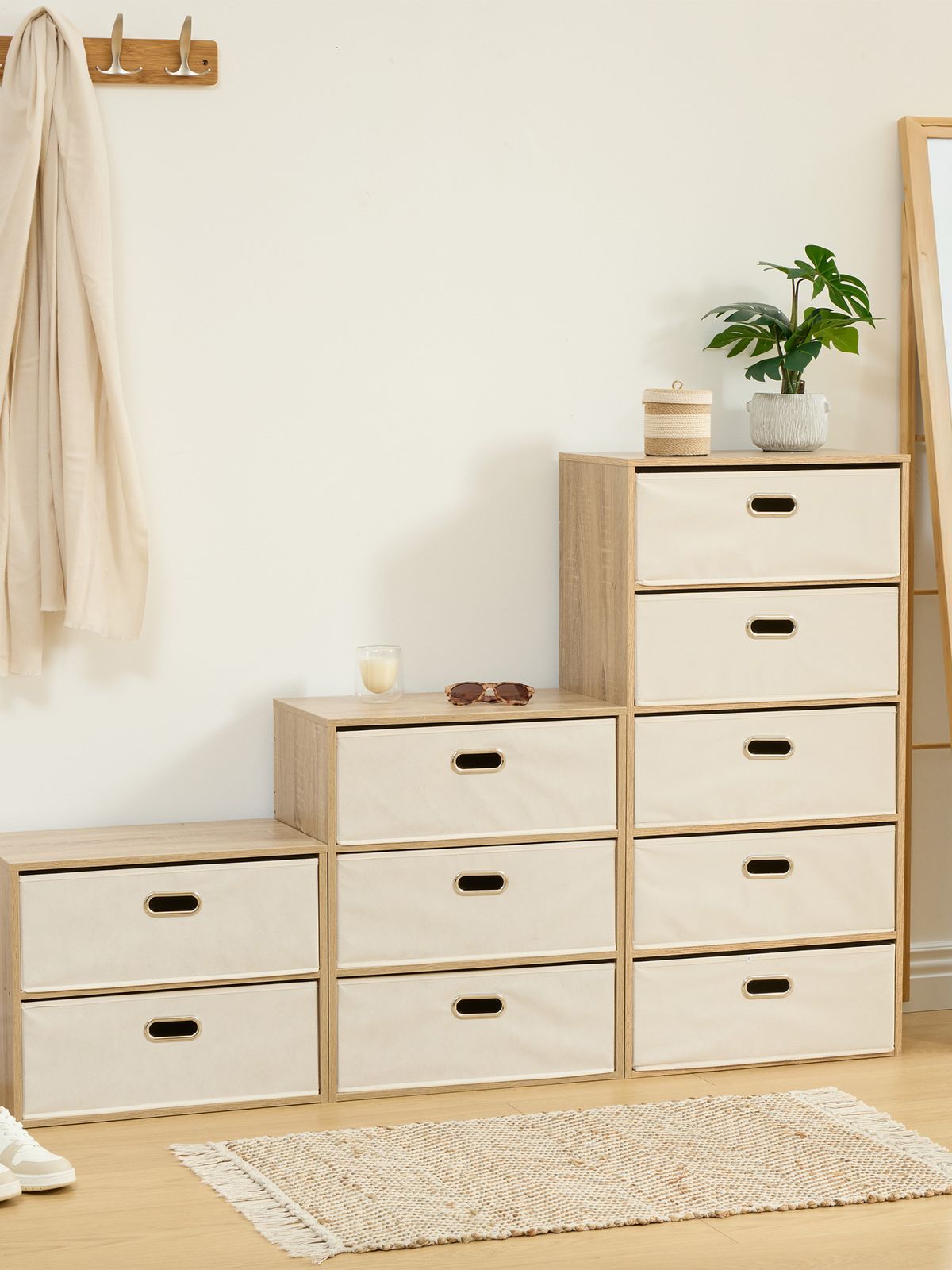 Self Assembly Five 5 Box Drawers 2 Draws | Bash