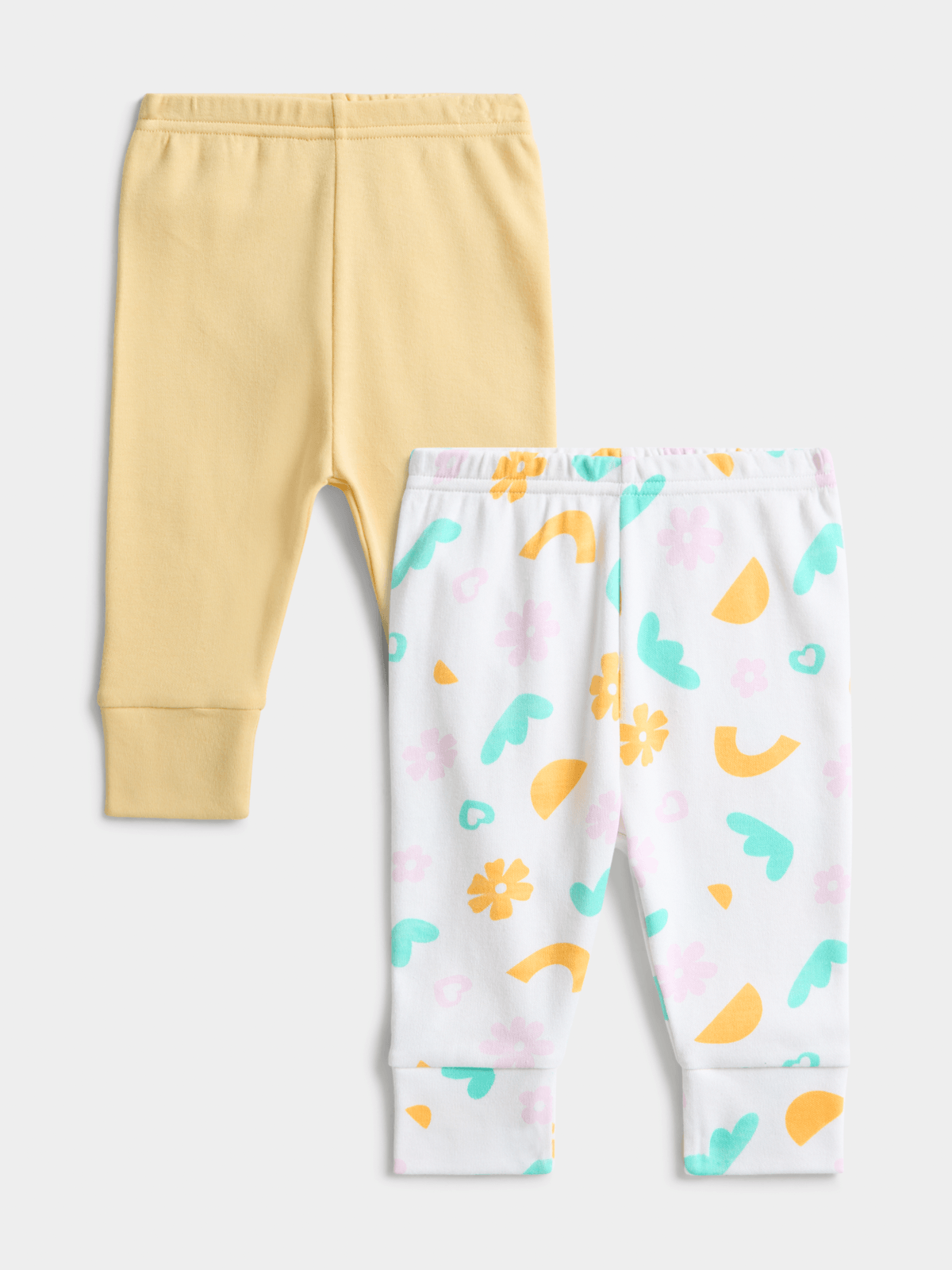 Jet Baby Girl Yellow Hello Lovely 2 Pack Leggings | Bash