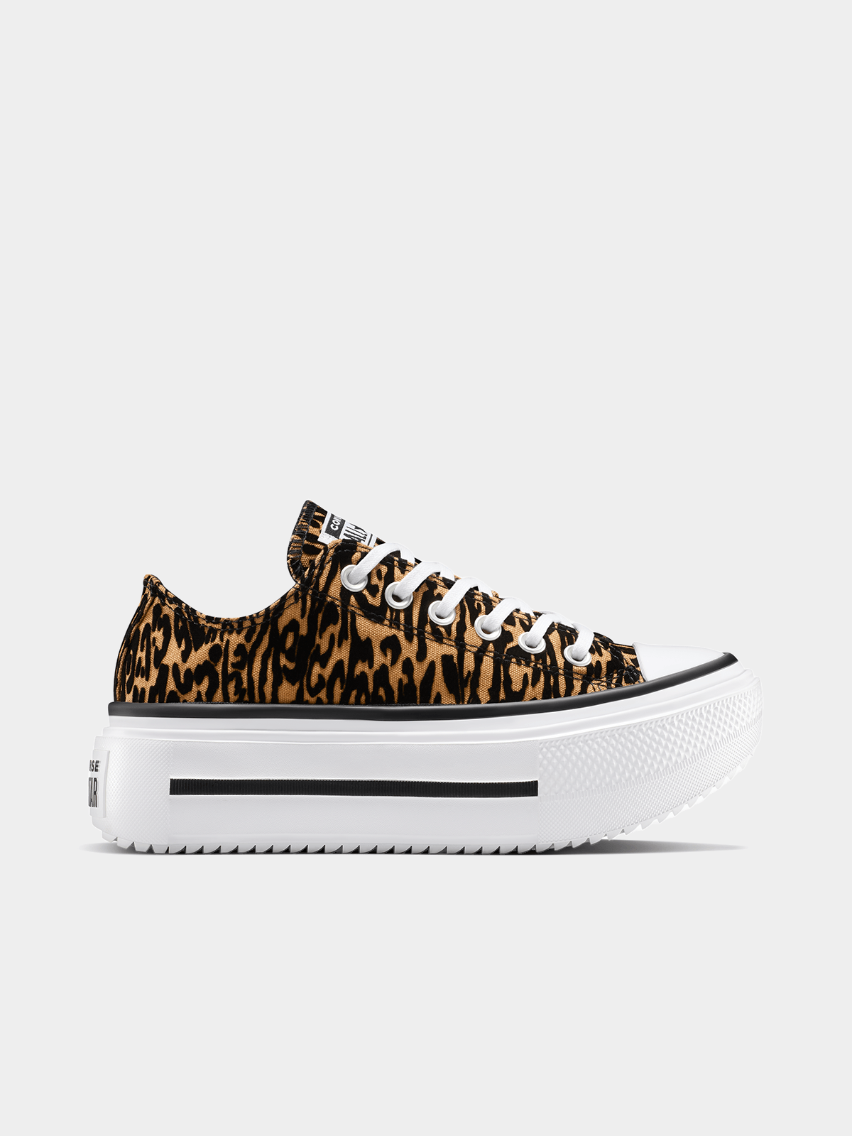 Converse Women's CTAS Lift Double Stack Platform Leopard Sneaker | Bash