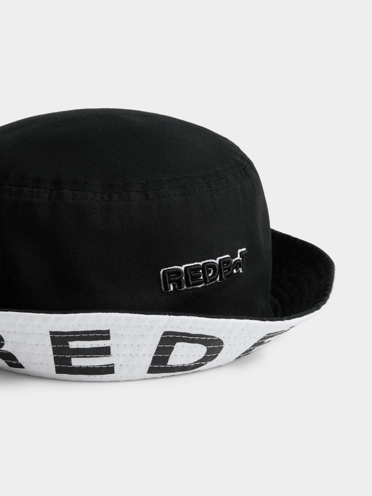 Redbat Unisex Black Brim Bucket Hat | Bash