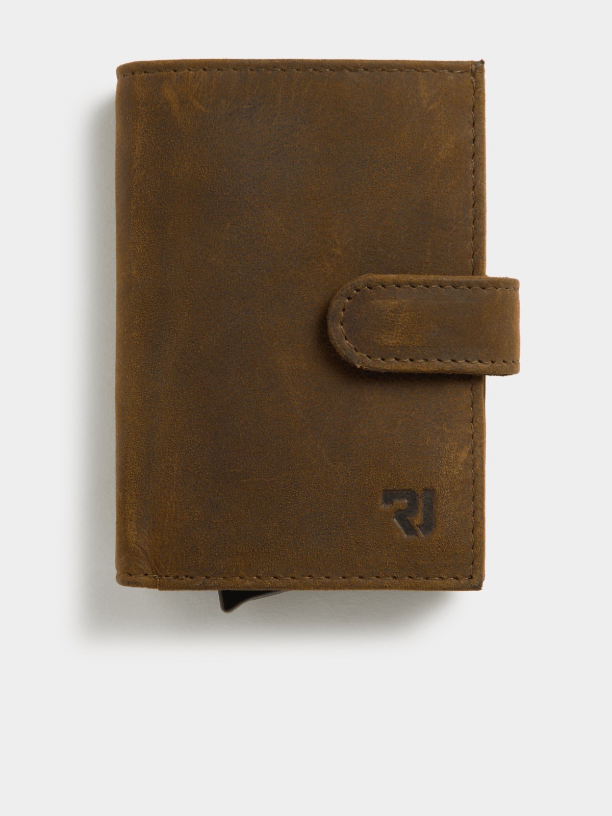 Relay Jeans Men's Distressed Leather Multi Card Fatigue Slot Holder | Bash